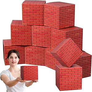 Amazon.com: Jetec 24 Pieces Video Game Building Box 6 x 6 Inch ...