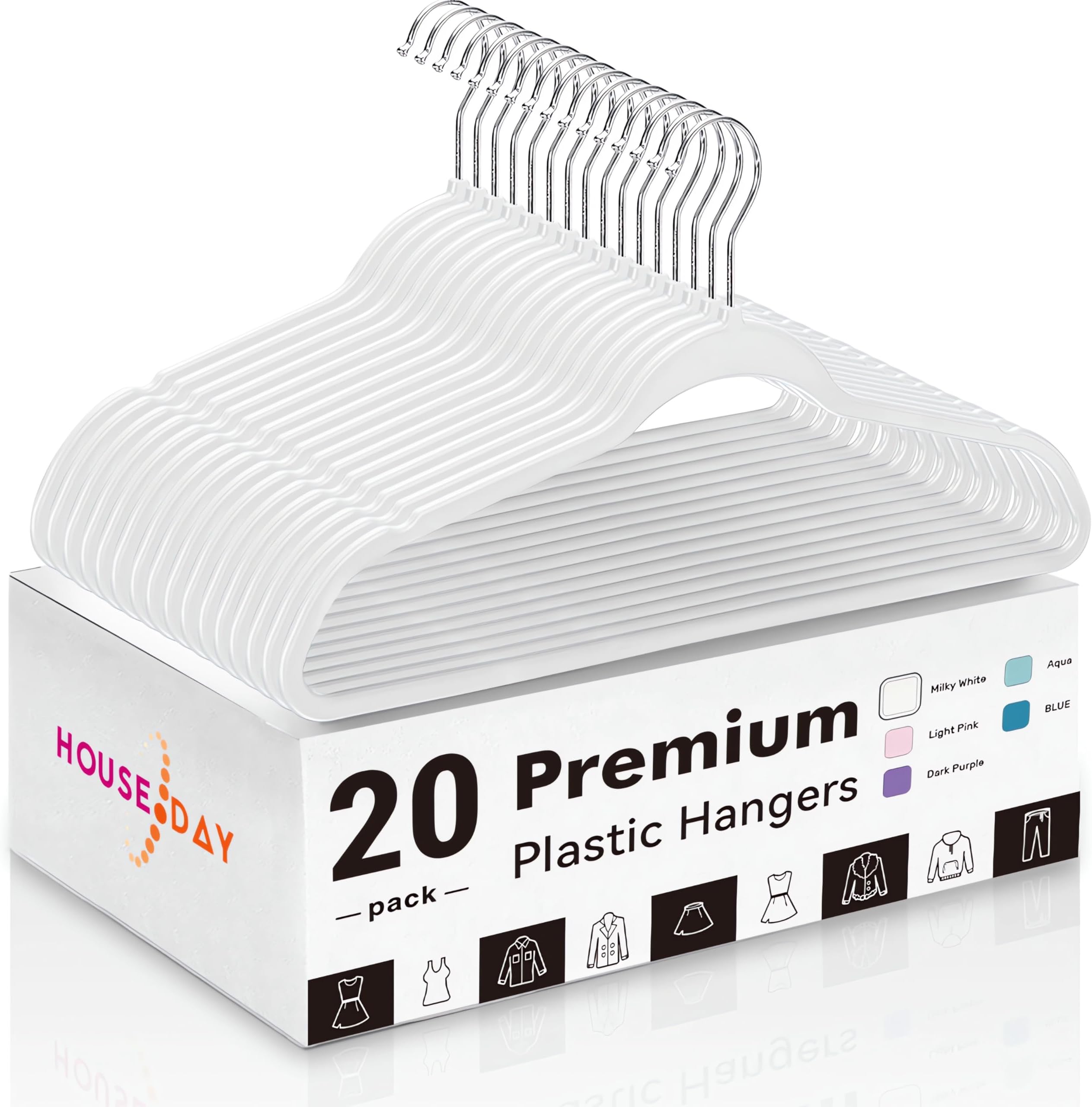 Amazon.com: Urby Extra Wide Hangers for Plus Size Clothes, Ganchos para ...