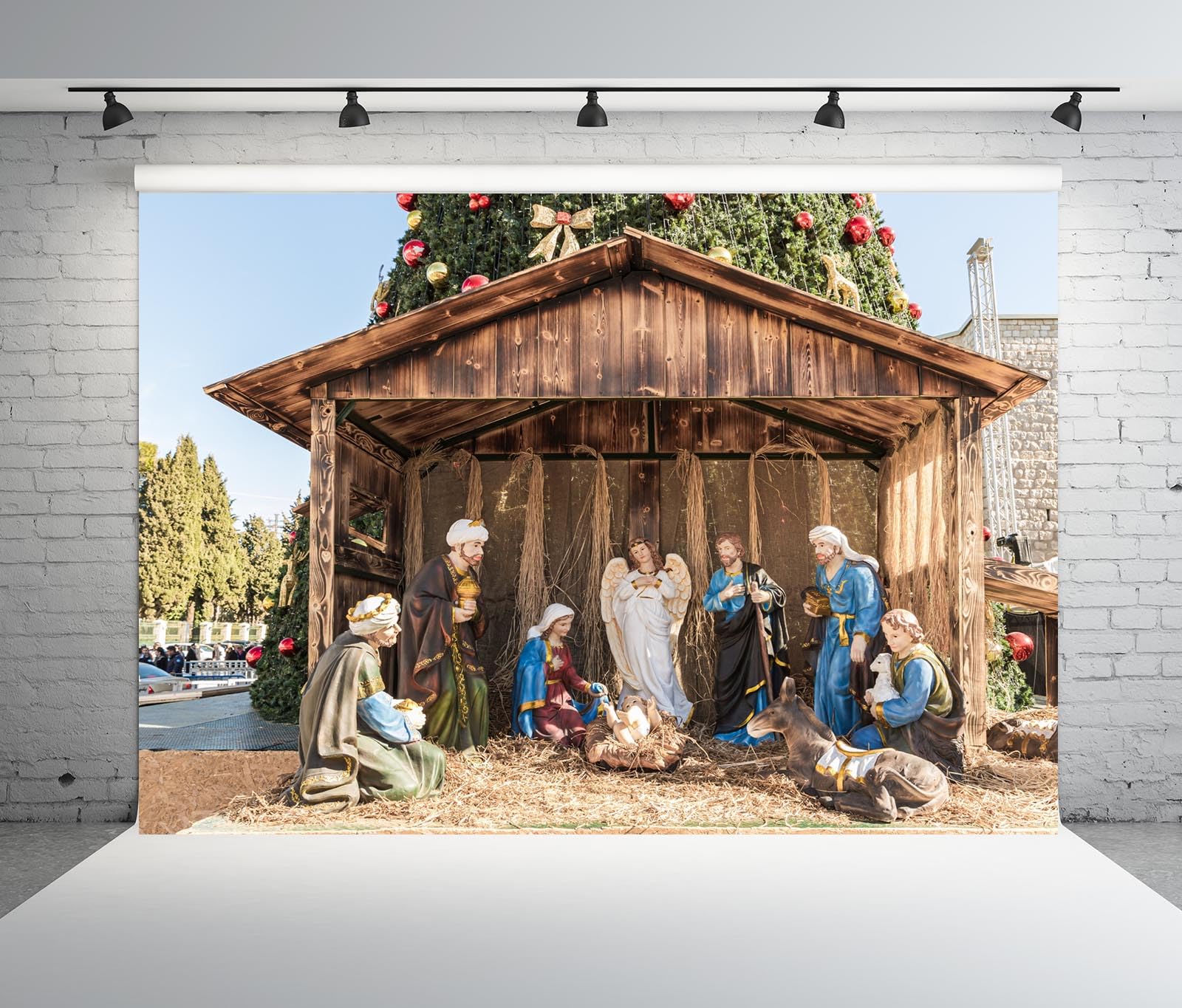 Nativity Scene From Jerusalem Israel, Jerusalem 28 December 2017: