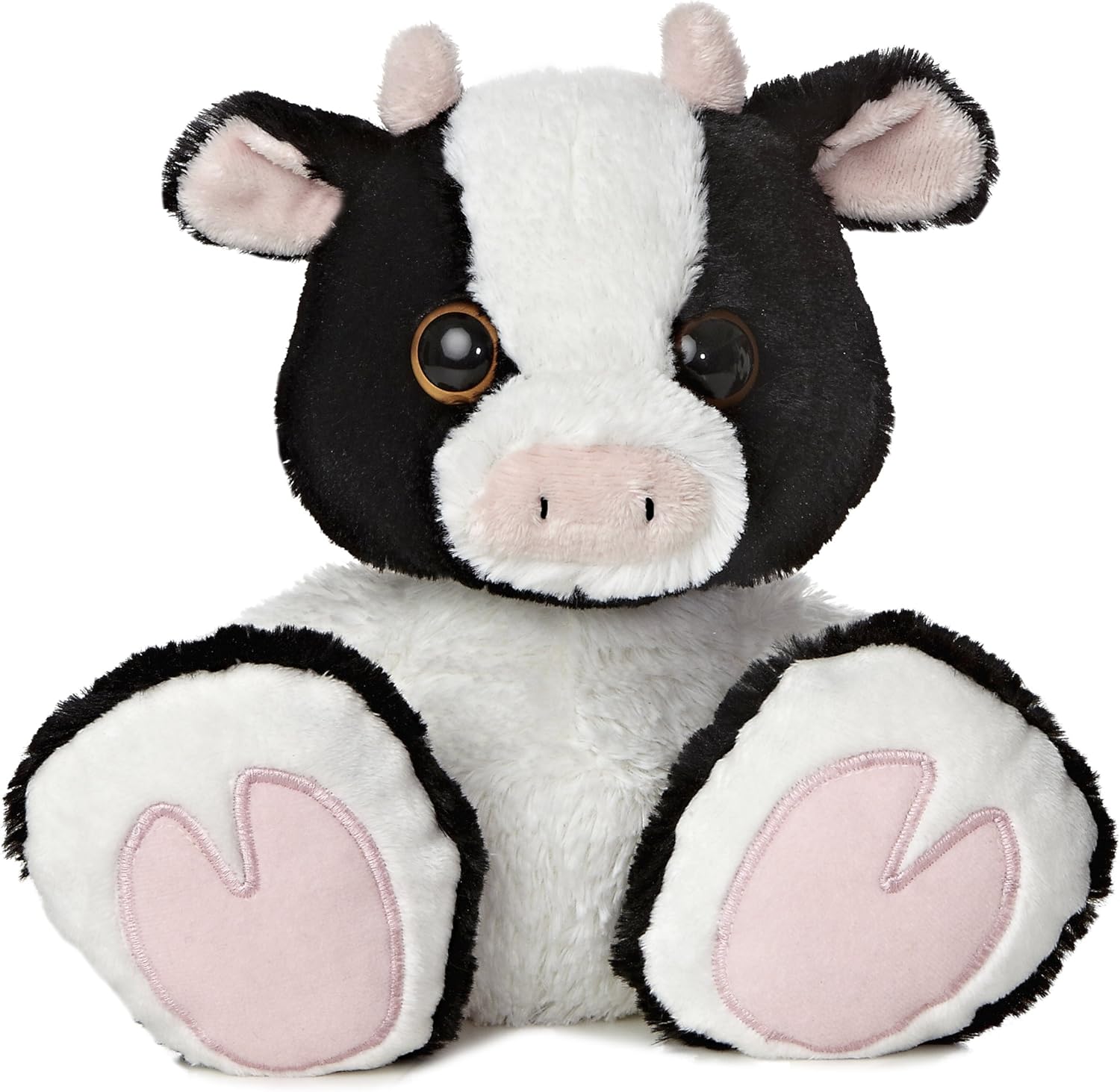 Amazon.com: Aurora World Taddle Toes Milkshake Cow Plush, 10" Tall ...
