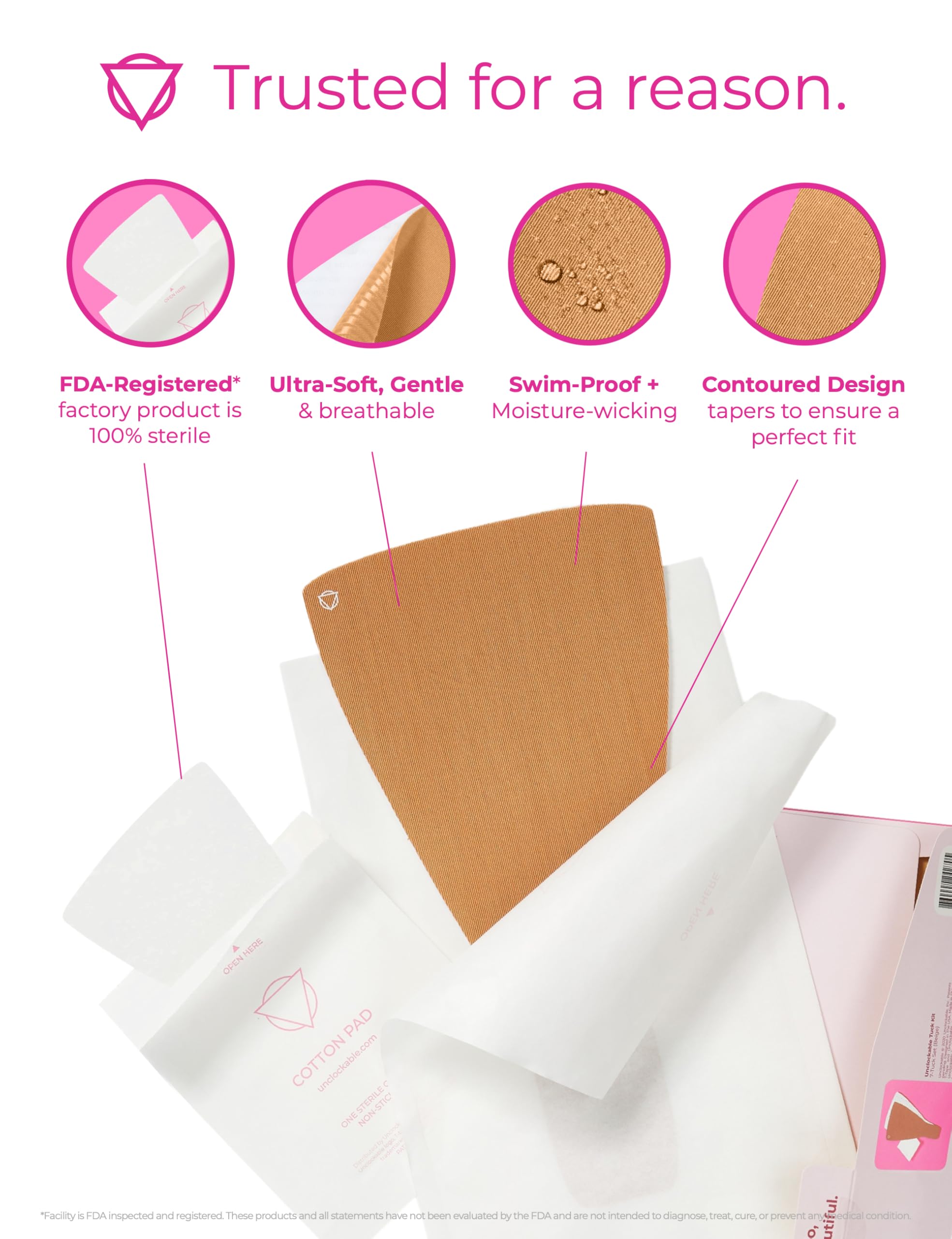 Snapklik.com : Unclockable T-Tape Tuck Kit - Gaff Alternative ...