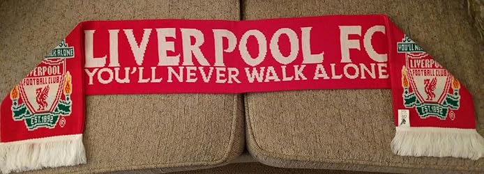 Amazon.com: Liverpool FC Authentic EPL Knit Scarf WT : Sports & Outdoors