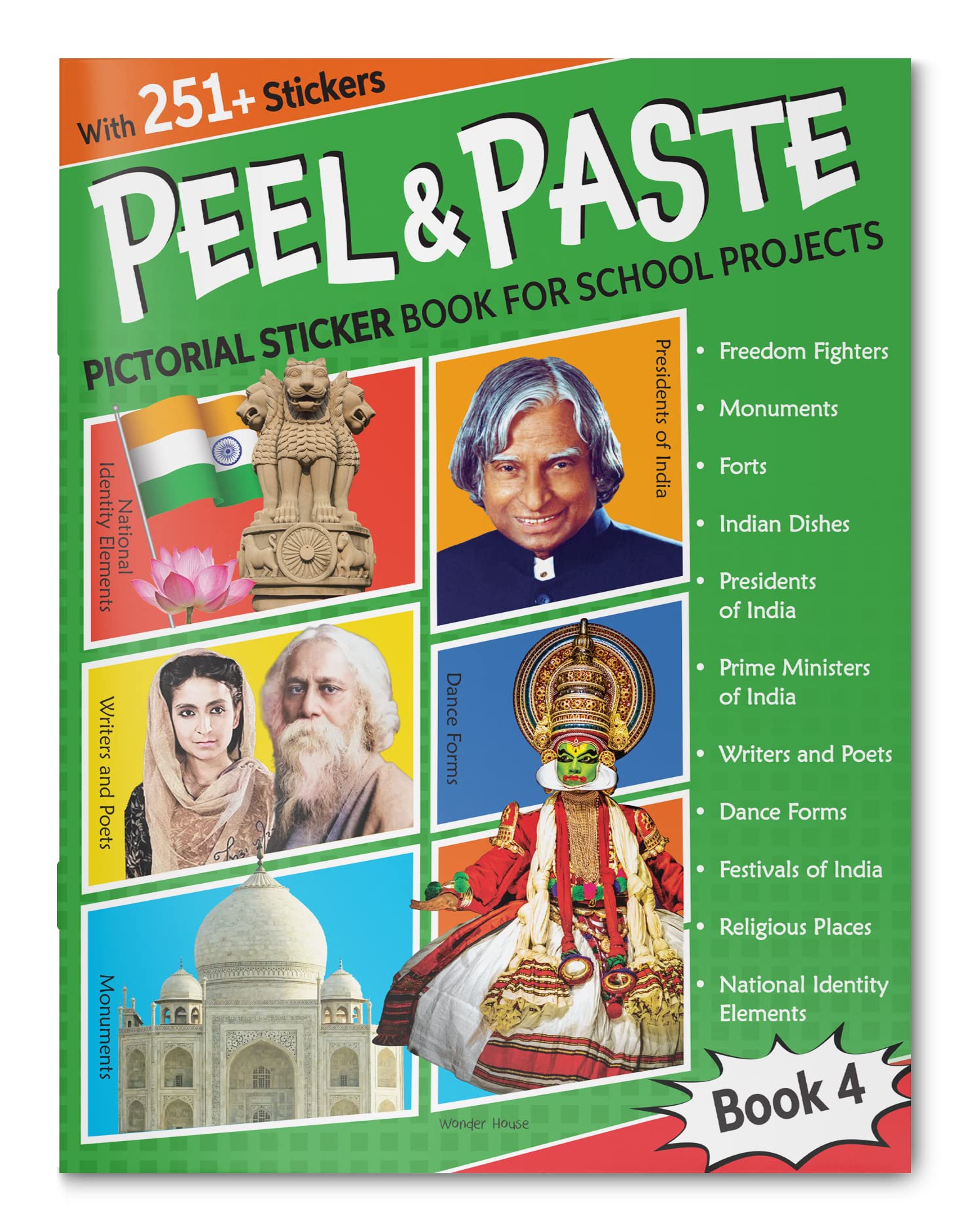 Peel & Paste - Pictorial Sticker Book For School Projects - Book 4 ...