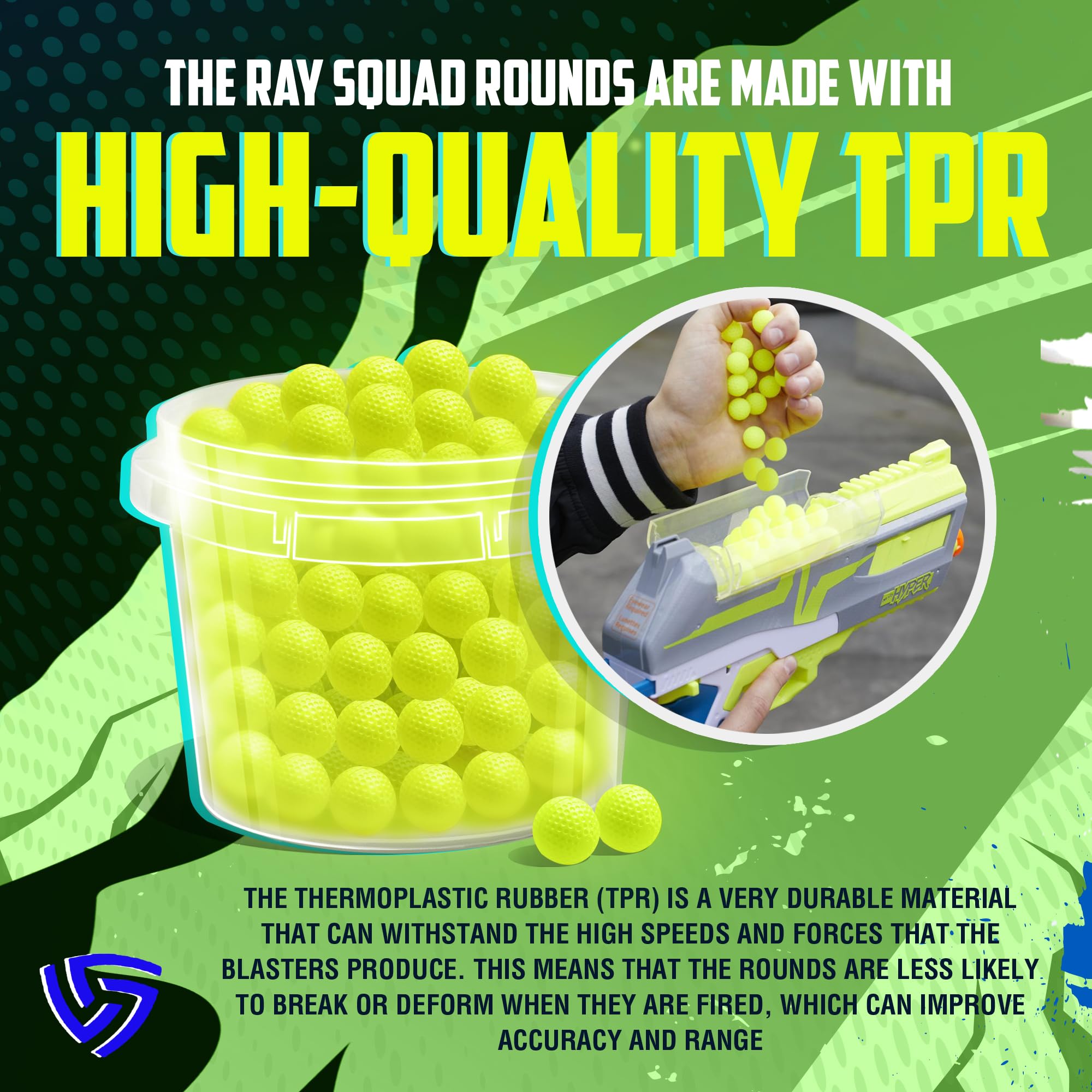 Snapklik.com : (350 Pack, Not Rival Compatible) Nerf Hyper Balls, Nerf ...