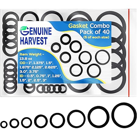 Amazon.com: Genuine Harvest Rubber Camlock Gasket Fitting/Cam lock seal ...