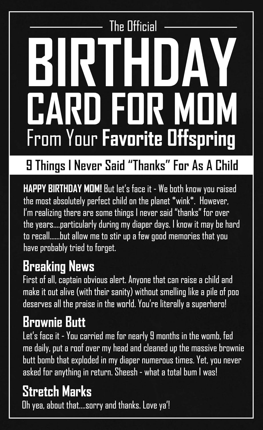 Amazon Birthday Gifts For Mom From Daughter Funny Birthday Card amazon-birthday-gifts-for-mom-from-daughter-funny-birthday-card