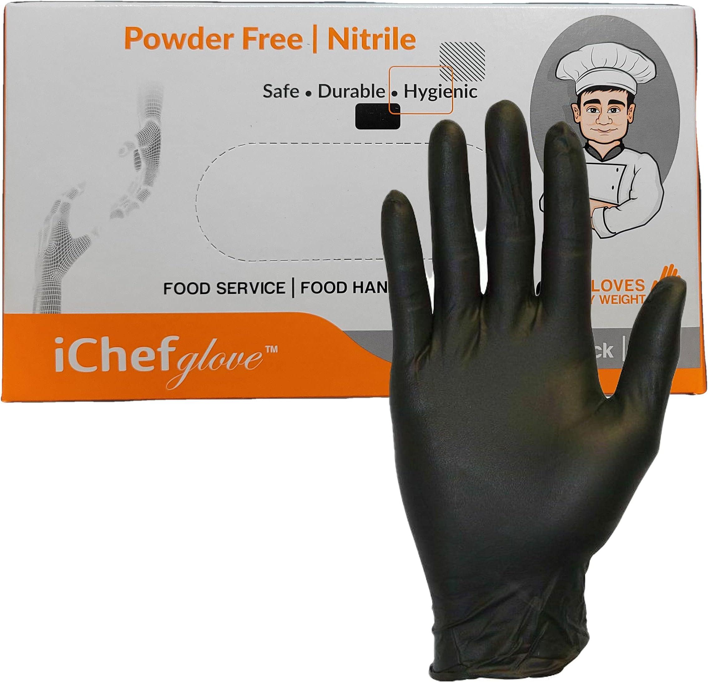 CHEF DEMO | 15 Guantes de Nitrilo Parrilleros | 5 Packs de 3 Guantes de ...