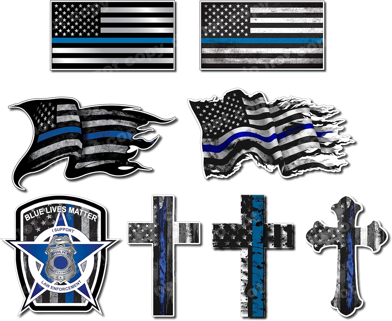 Mega Variety Pack of Thin Blue Line Police Officer Australia | Ubuy