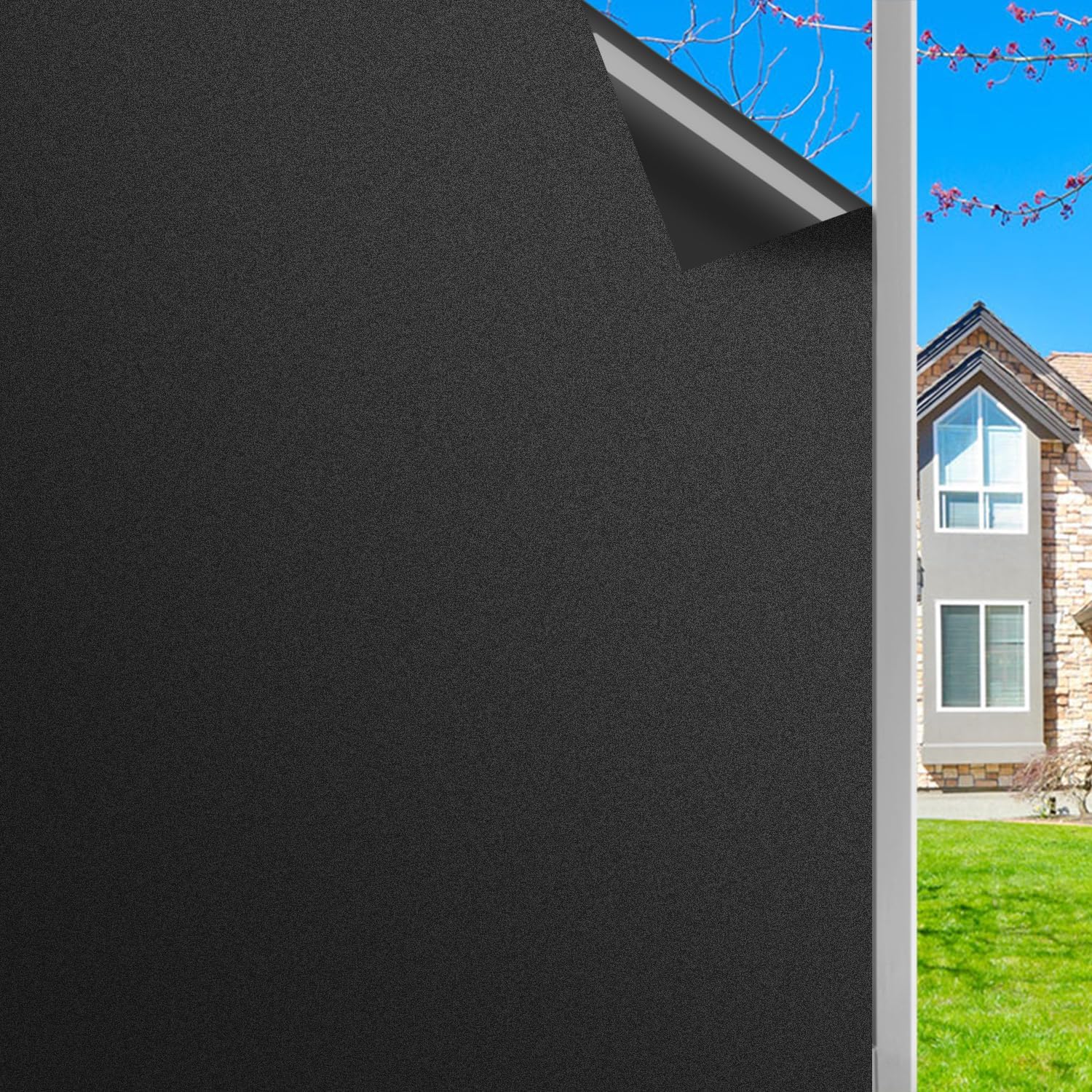 Amazon.com: NINETREX Blackout Window Privacy Film,Darkening Window Tint ...