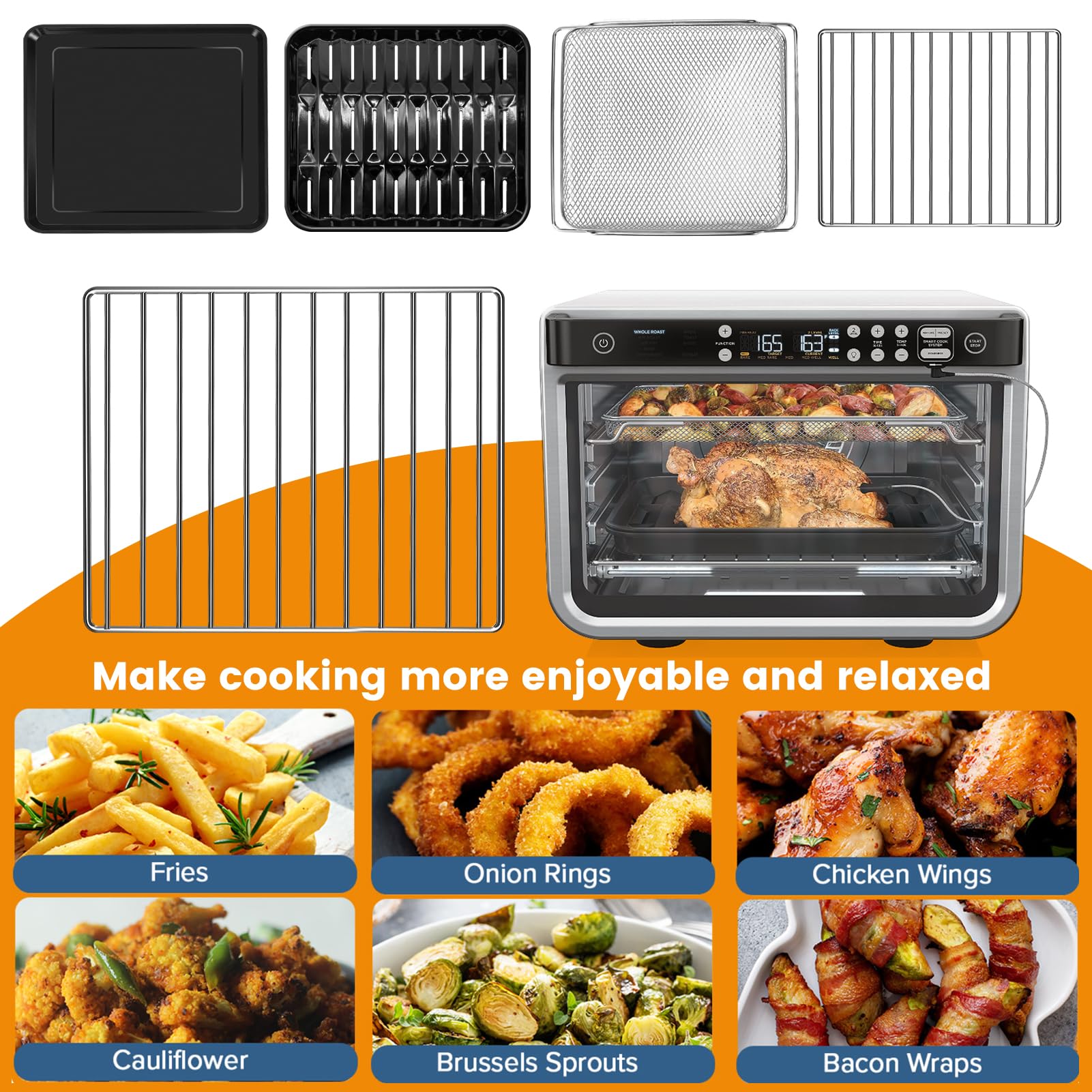 Snapklik.com : Replacement Air Fryer Wire Rack For Digital Convection ...