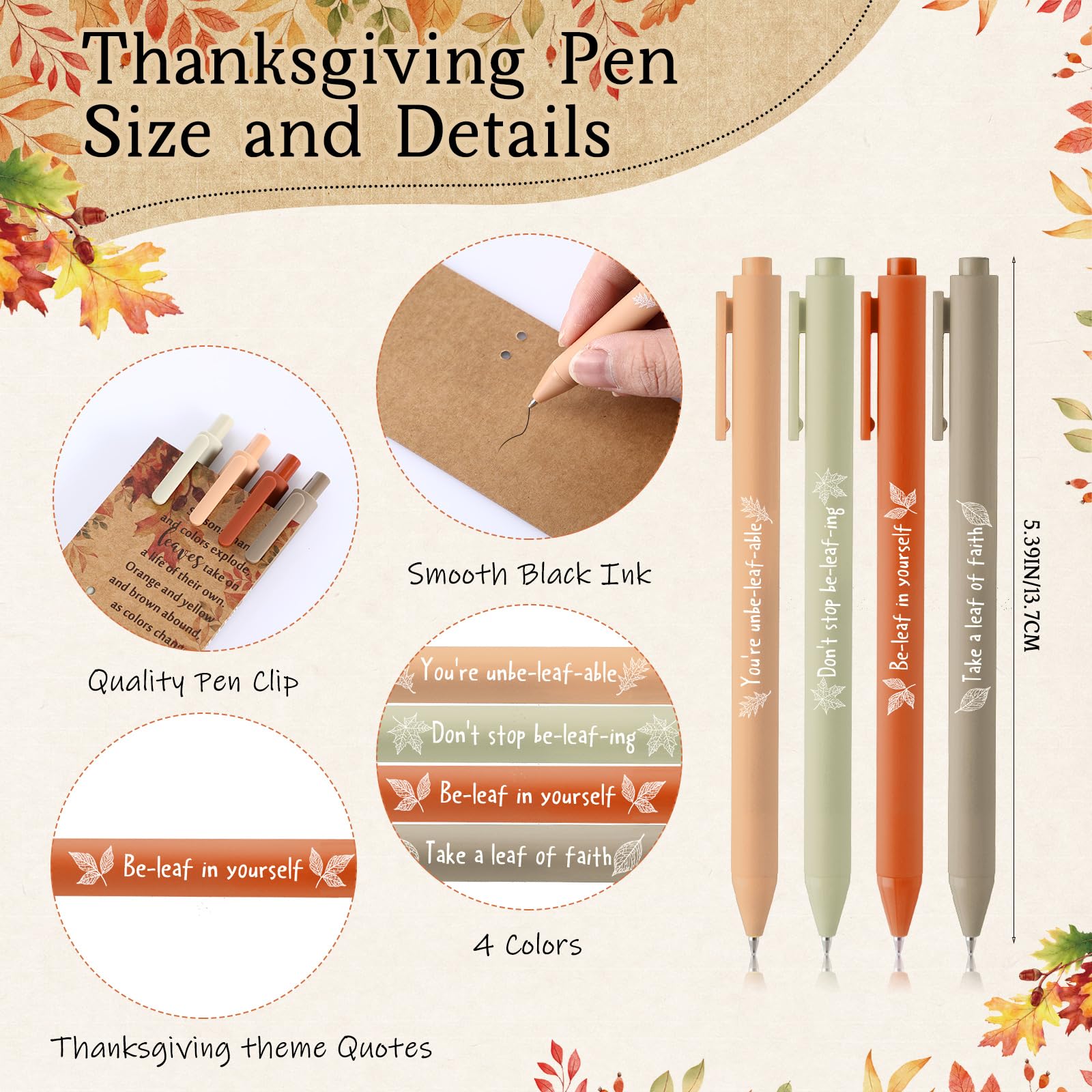 Snapklik.com : Sayglossy 24 Sets Thanksgiving Gifts Set Fall ...