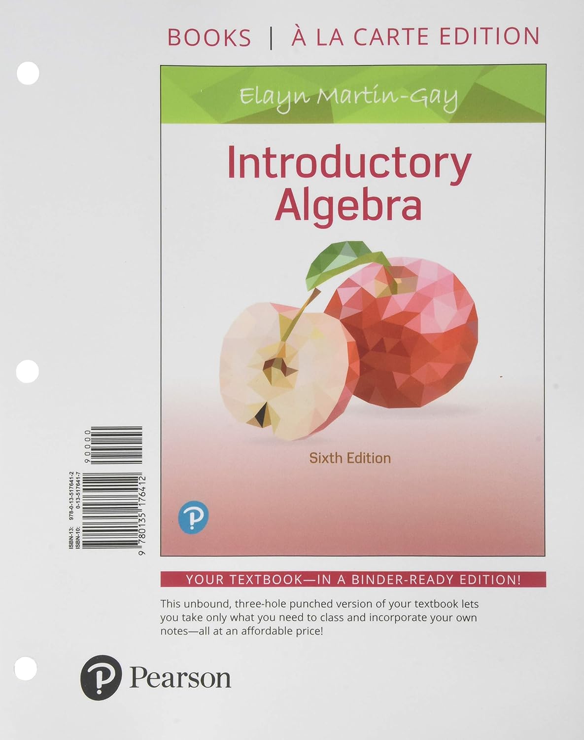 Introductory Algebra: Martin-Gay, Elayn: 9780135176412: Amazon.com: Books