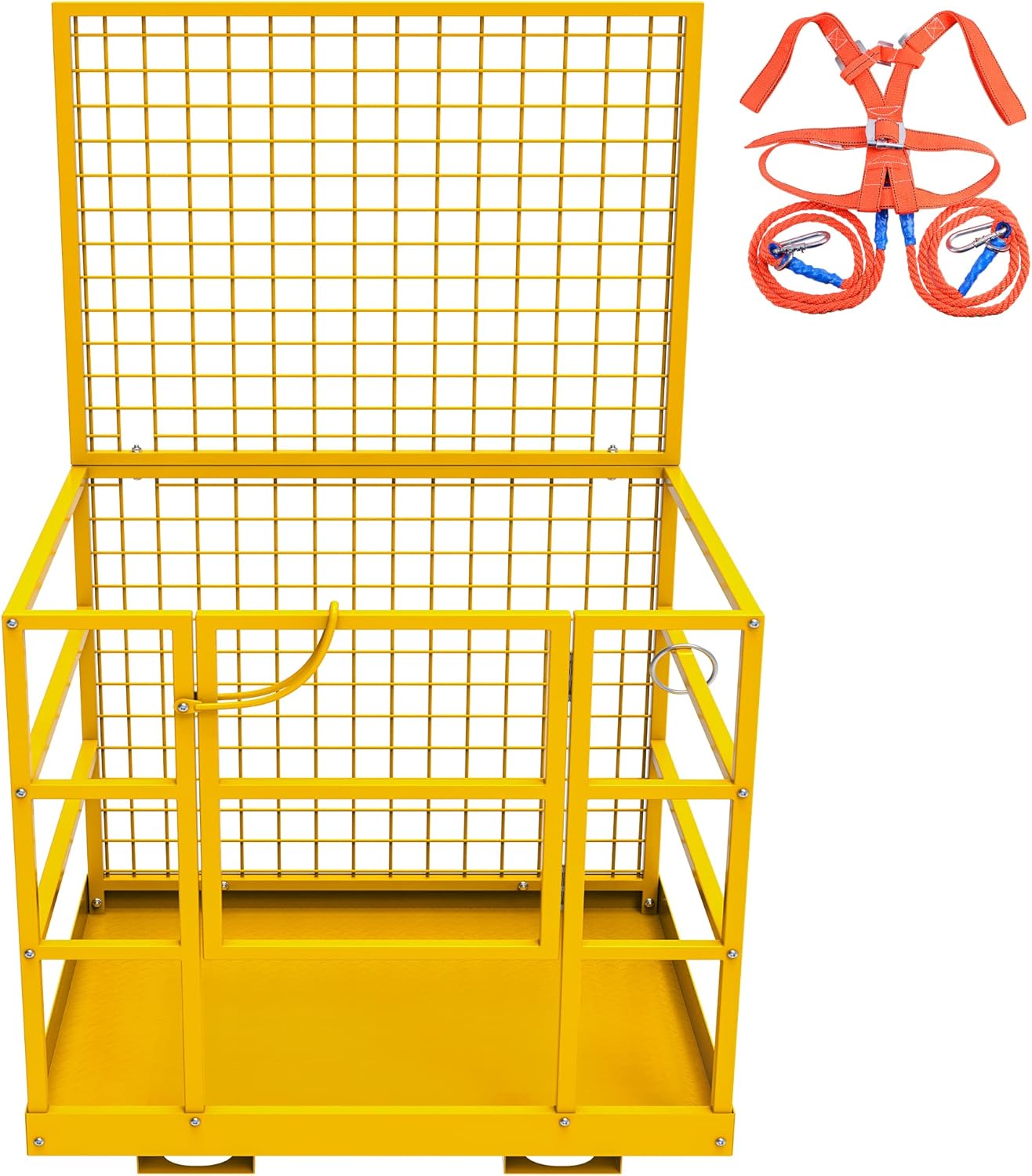 Amazon.com: YINTATECH Forklift Safety Cage, 43"x45" Forklift Man Basket ...