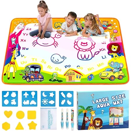 Water Doodle Mat - Kids Painting Writing Doodle Toy Mat - Color Doodle ...