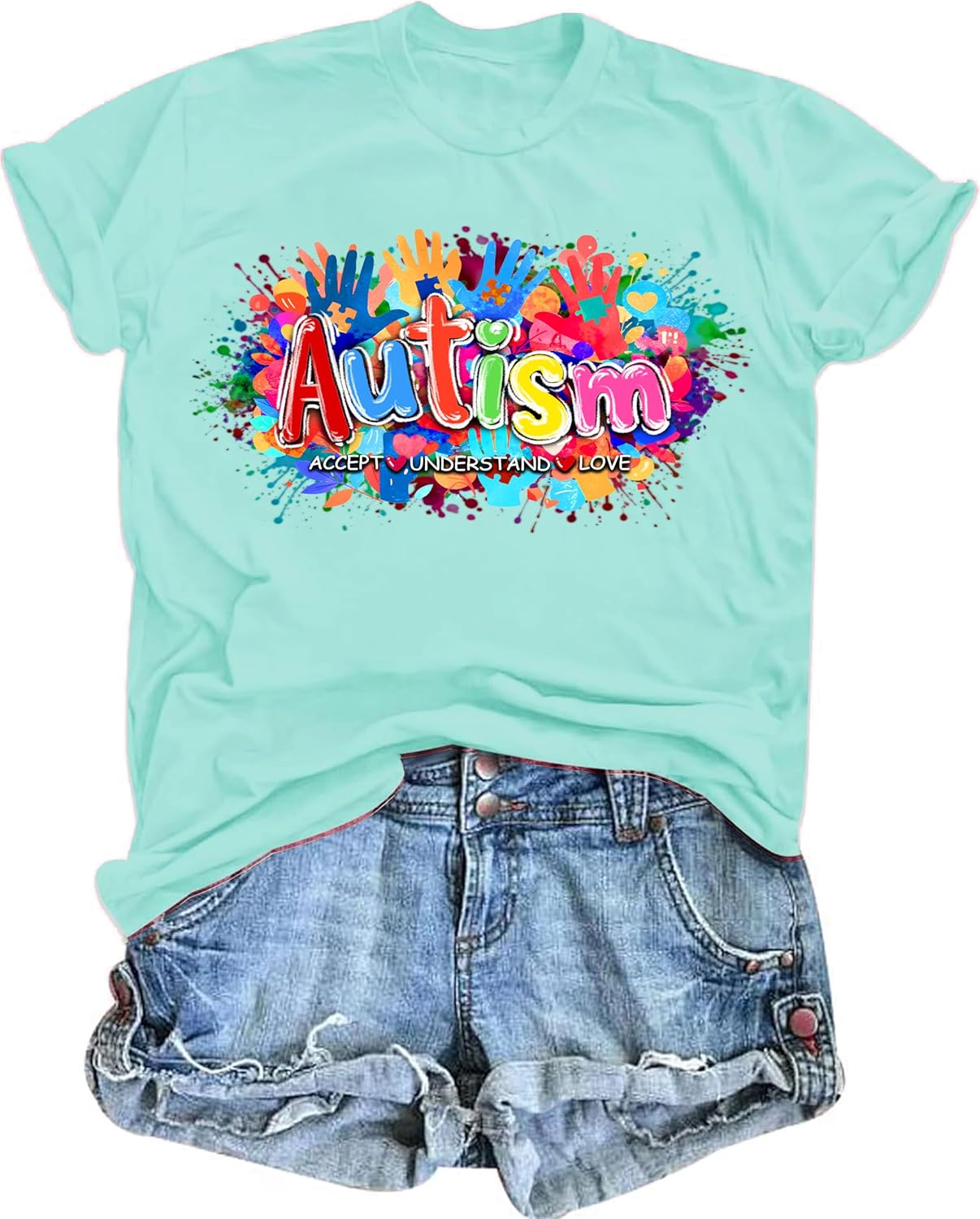 Amazon.com: Autistic Shirts for Women Autism Awareness Shirt Mental ...