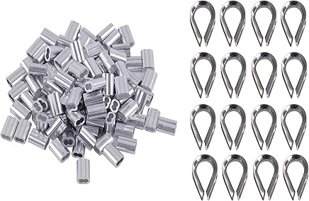 Amazon.com: steel cable crimps