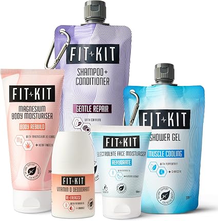 Fit Kit Muscle Recovery Gift Set for Men | Bath & Body Care Box for ...