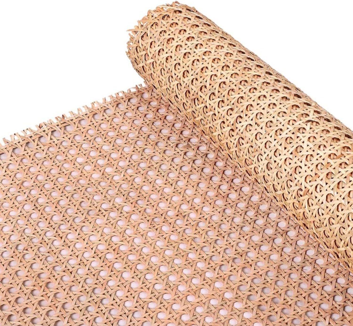 Amazon.com: Plastic Rattan Webbing Roll, 16 Inch x 20 Inch, Handwoven ...