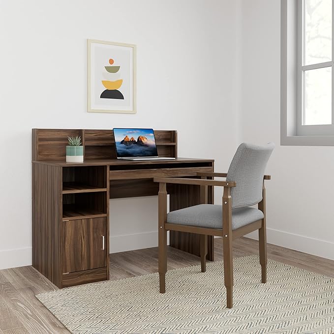 Amazon Brand - Solimo Ashburn Engineered Wood Study Table with Sliding ...