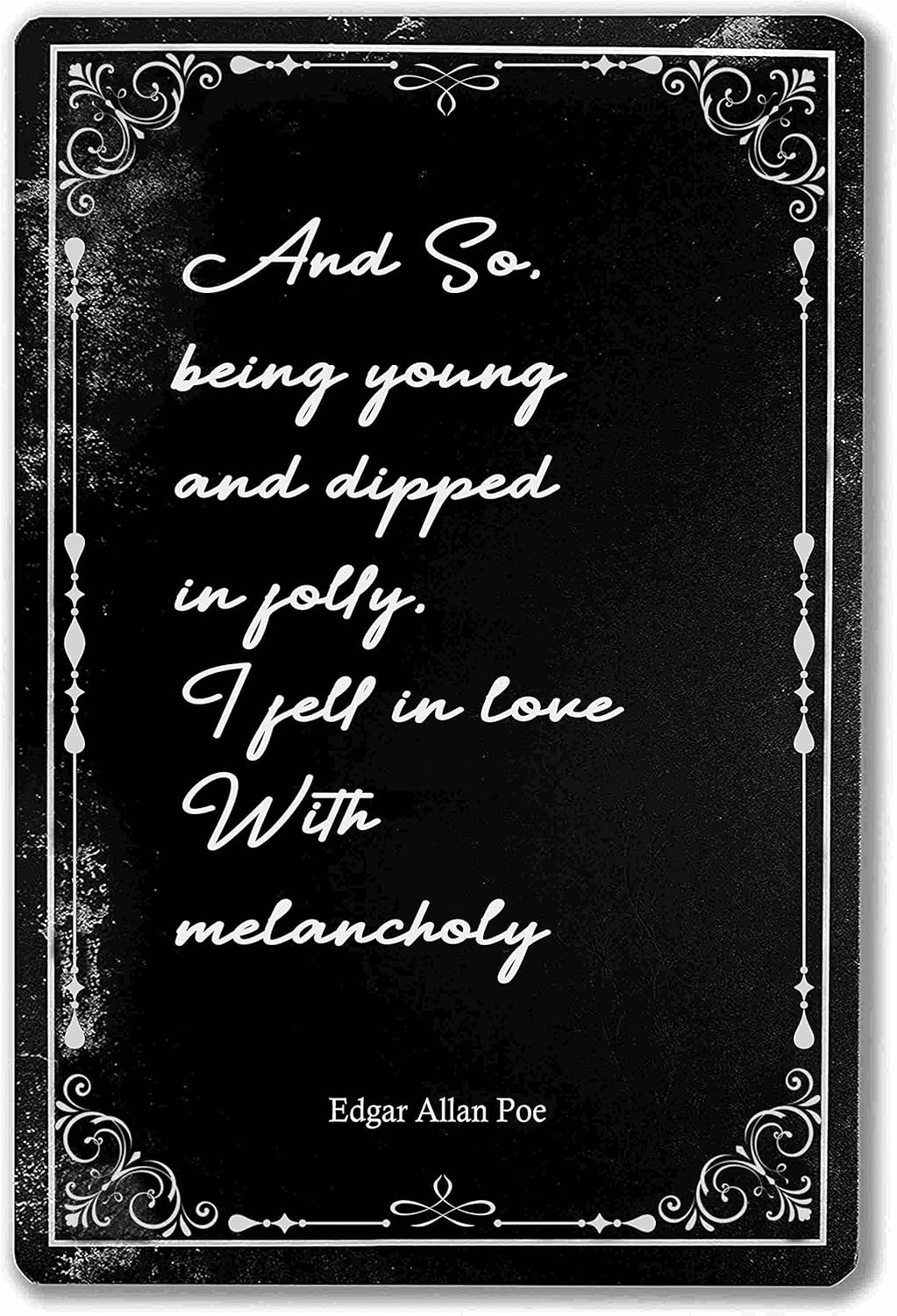 Amazon.com : Funny Dark Humor Quote Gothic Decor Sign For Goth Grunge ...