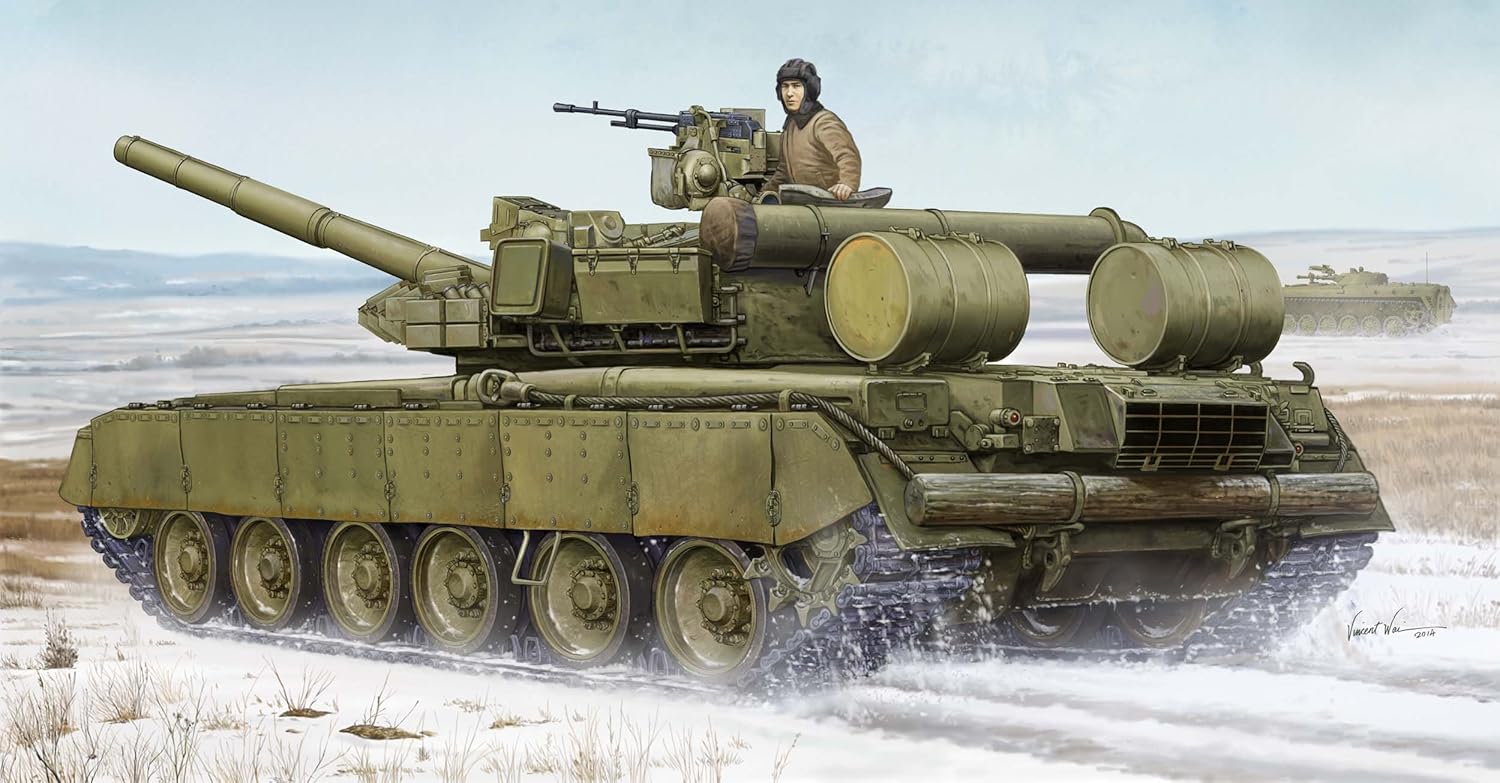 Trumpeter Russian T80BVD Main Battle Tank (1/35 Scale) : Amazon.ca ...