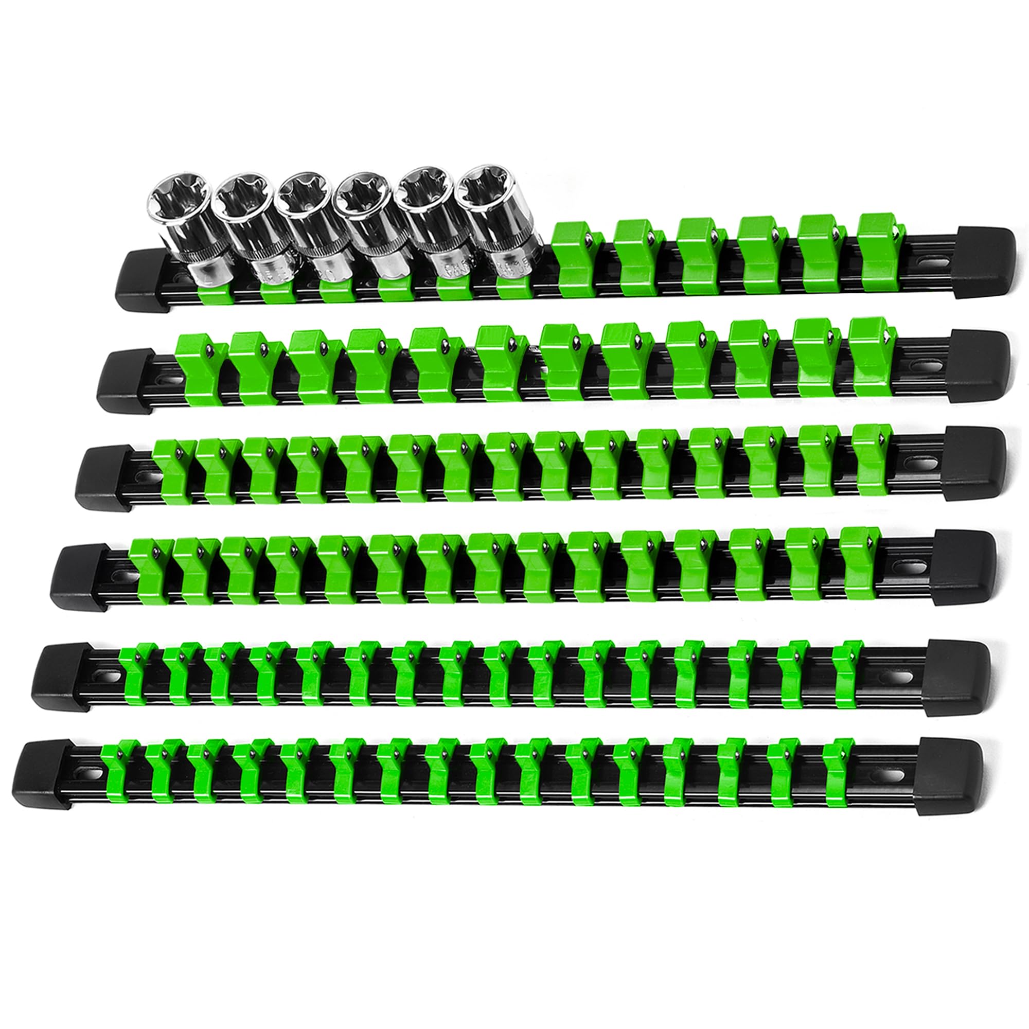 Snapklik.com : Reniteco Socket Organizer Drive ABS Tools - Green Socket ...