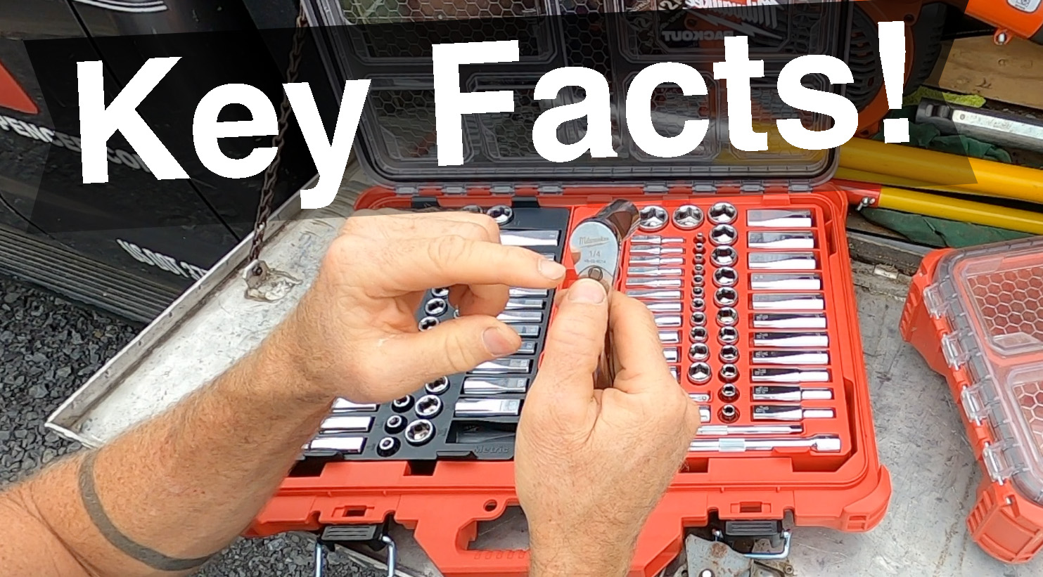 Watch KEY FACTS Milwaukee PACKOUT Socket Set on Amazon Live