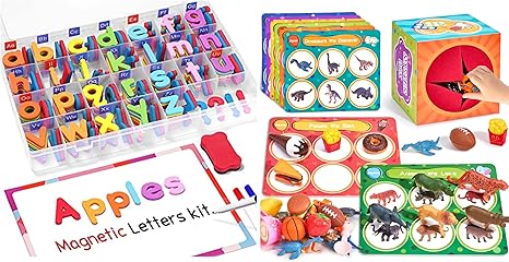 Amazon.com: Gamenote Classroom Magnetic Alphabet Letters Kit+JoyCat ...