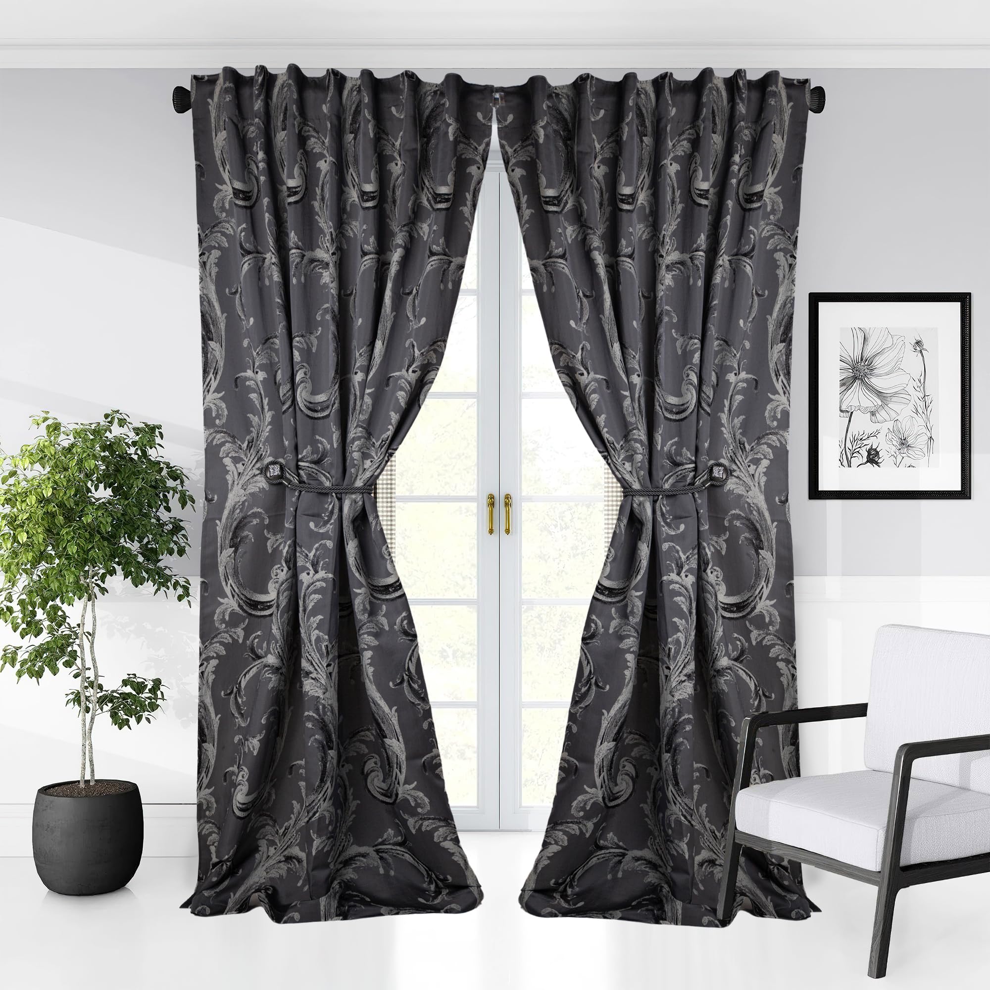 Amazon.com: D&D Tailored Designs: Luxury Blackout Curtains - Designer ...