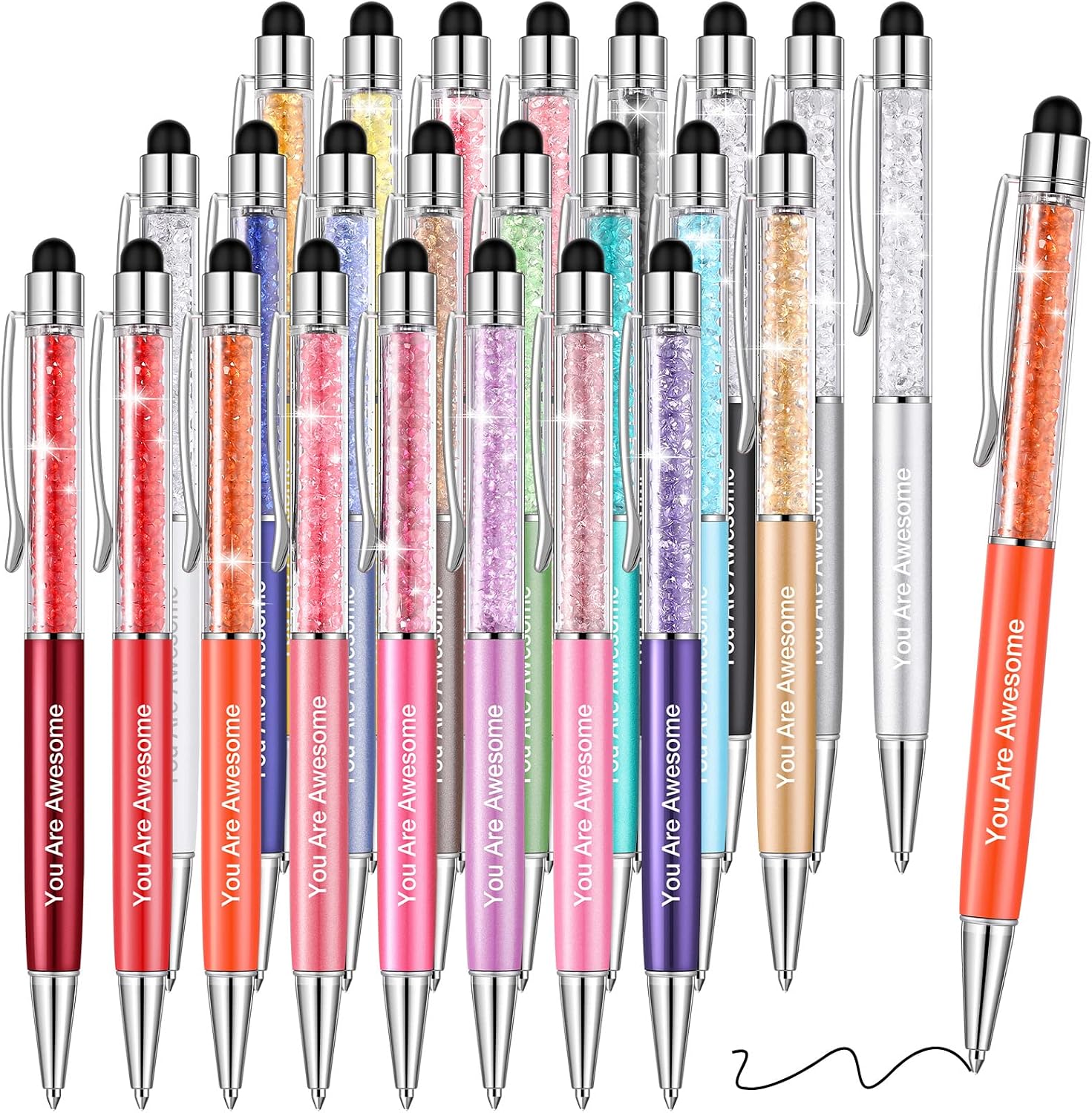 Amazon.com : Qeeenar 24 Pcs Employee Appreciation Pens Team Building ...