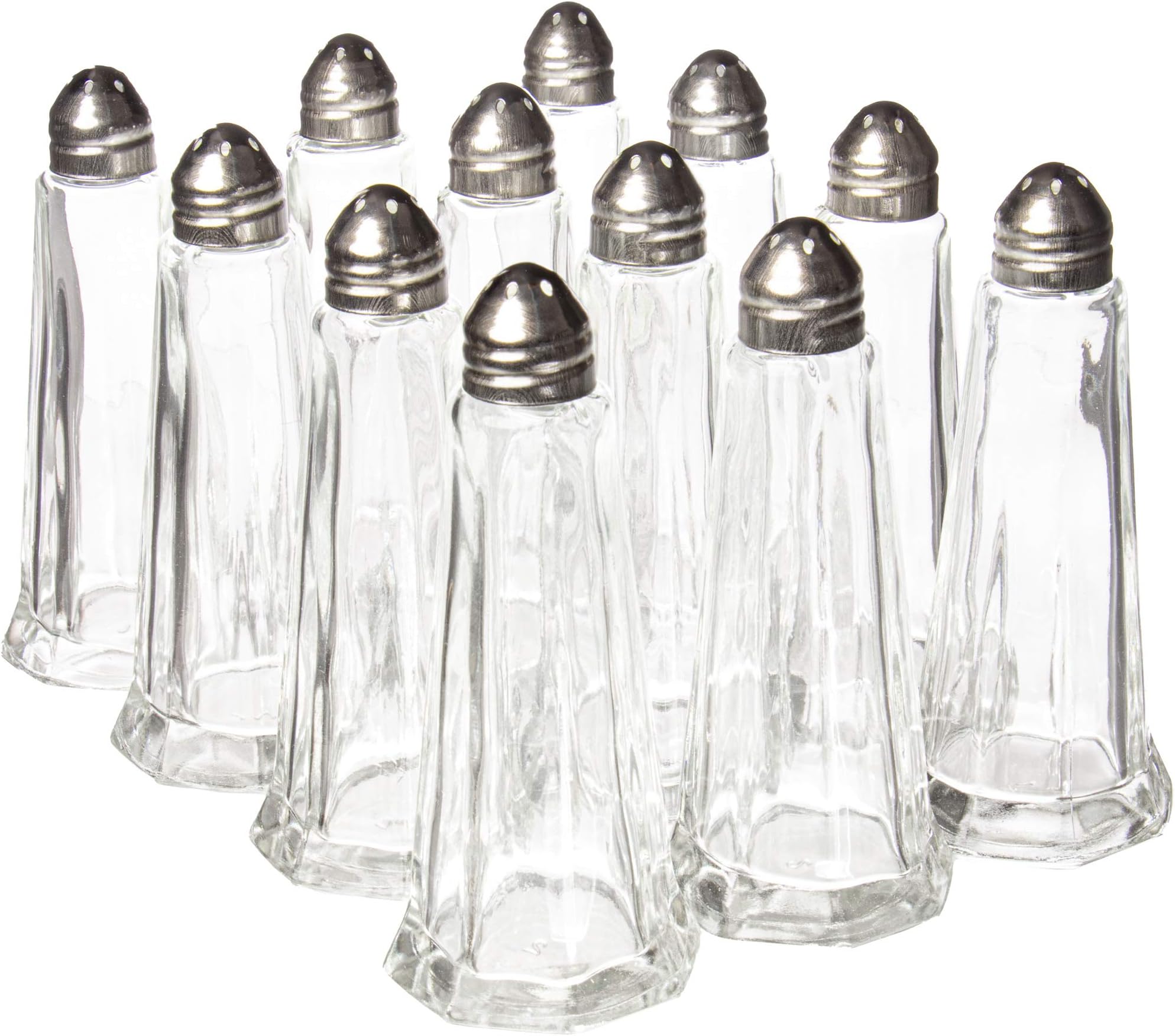 Amazon.com: 12 Pack of Tower Spice Shakers - 1 Oz Refillable Glass ...