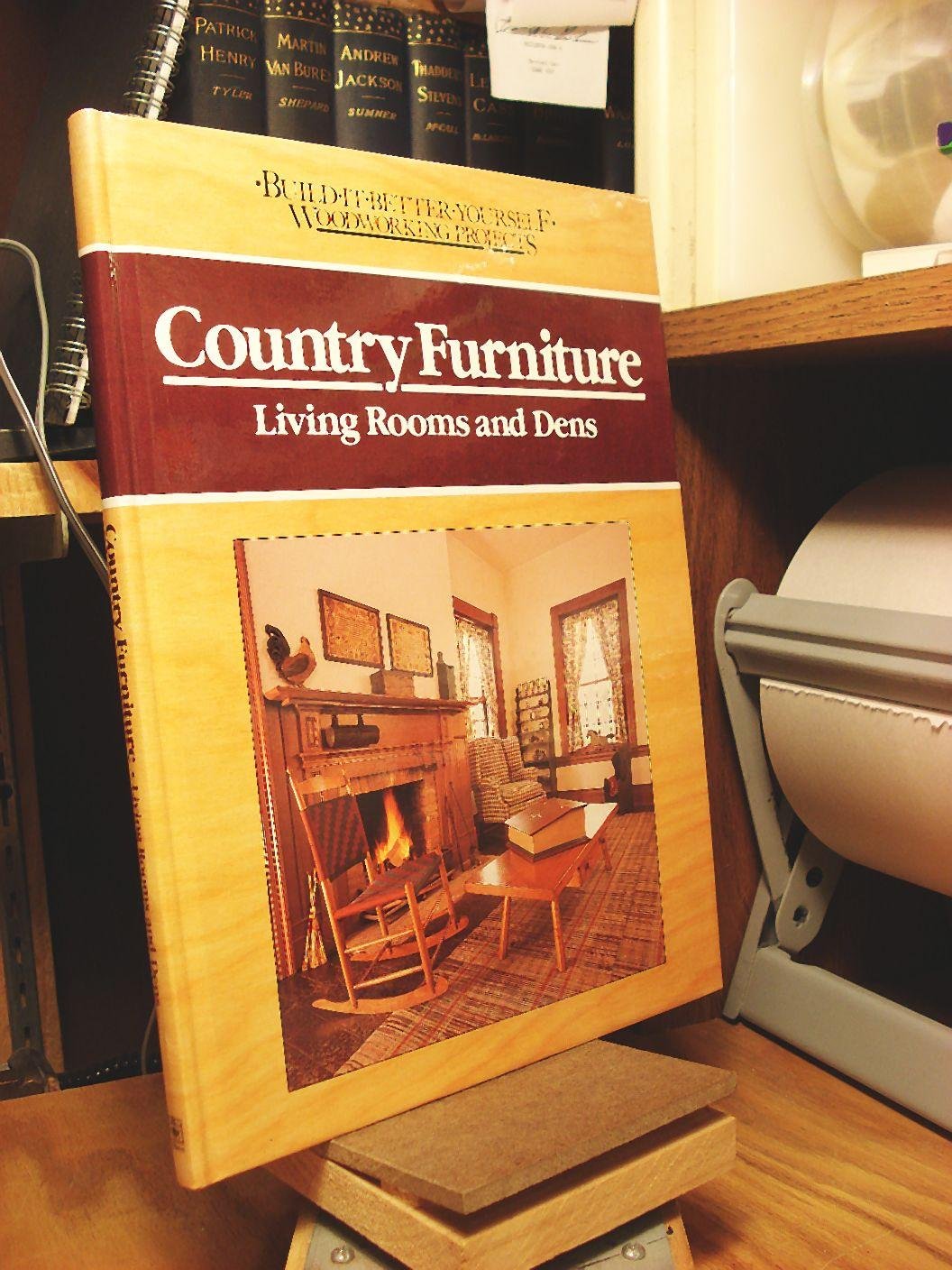 Country furniture: Living rooms and dens (Build-it-better-yourself ...