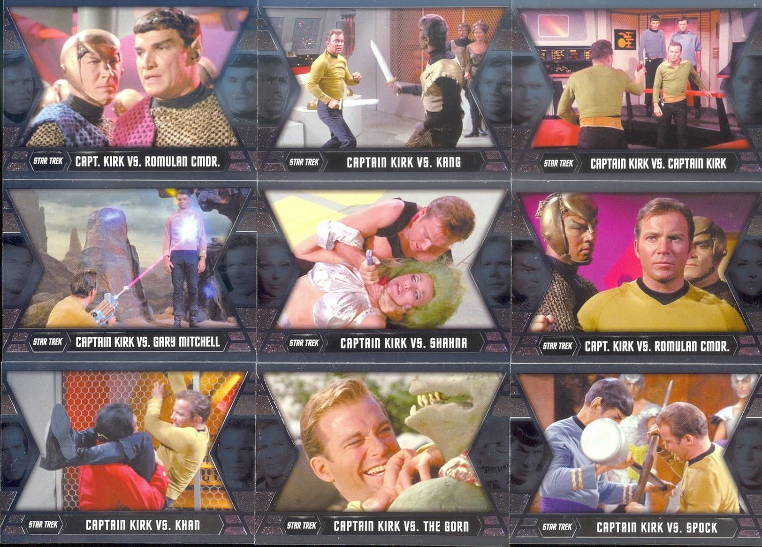 STAR TREK THE ORIGINAL SERIES TOS HEROES & VILLAINS 2013 RITTENHOUSE ...