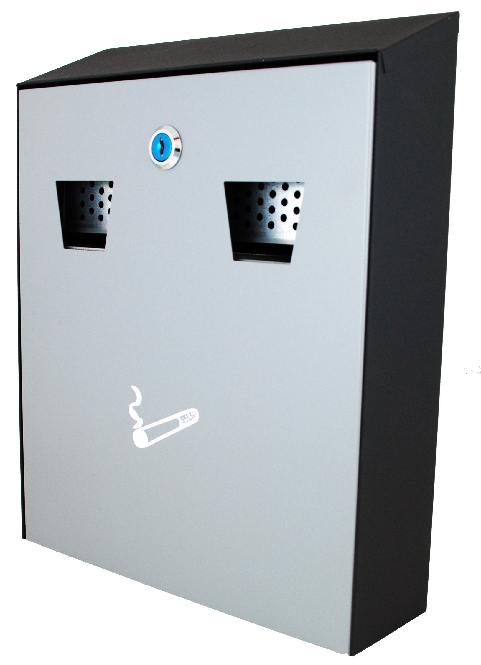 Buckingham Wall Mounted Outdoor Cigarette Bin, Ashtray , Ash Bin, Heavy ...