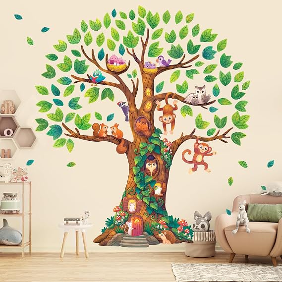 Amazon.com: DECOWALL DL4-2303 XLarge Giant Tree Wall Stickers (60x62 ...