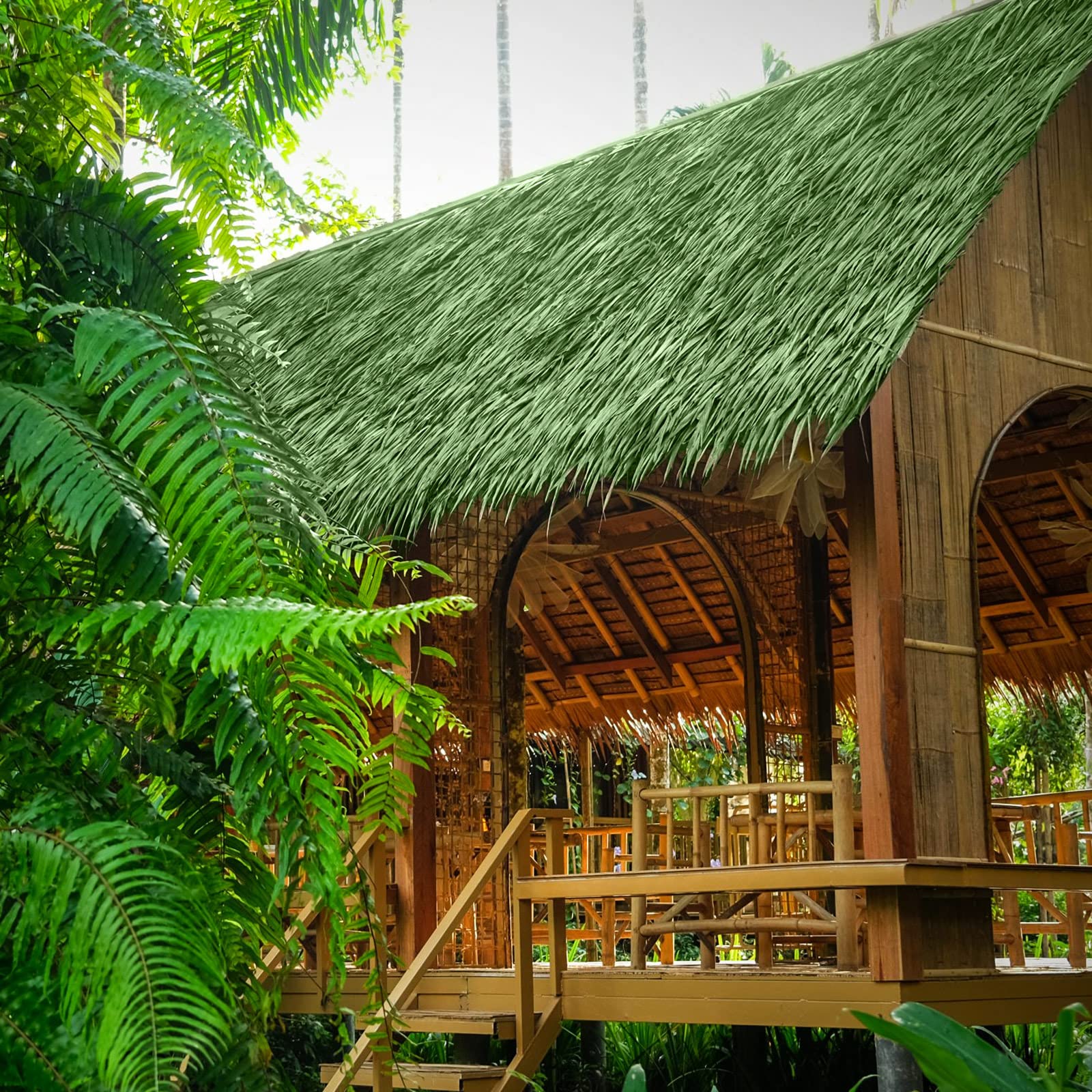 Snapklik.com : Mexican Tiki Hut Grass Skirting Roof Tiki Bar Grass Duck ...