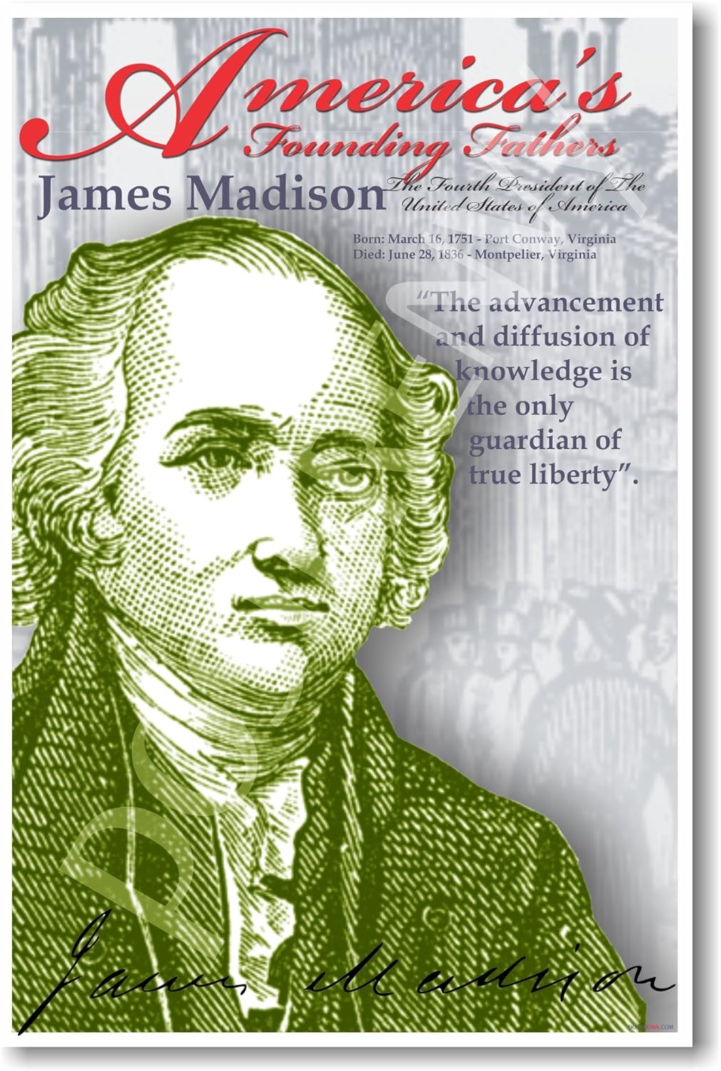Amazon.com: America's Founding Fathers: James Madison - Classroom ...