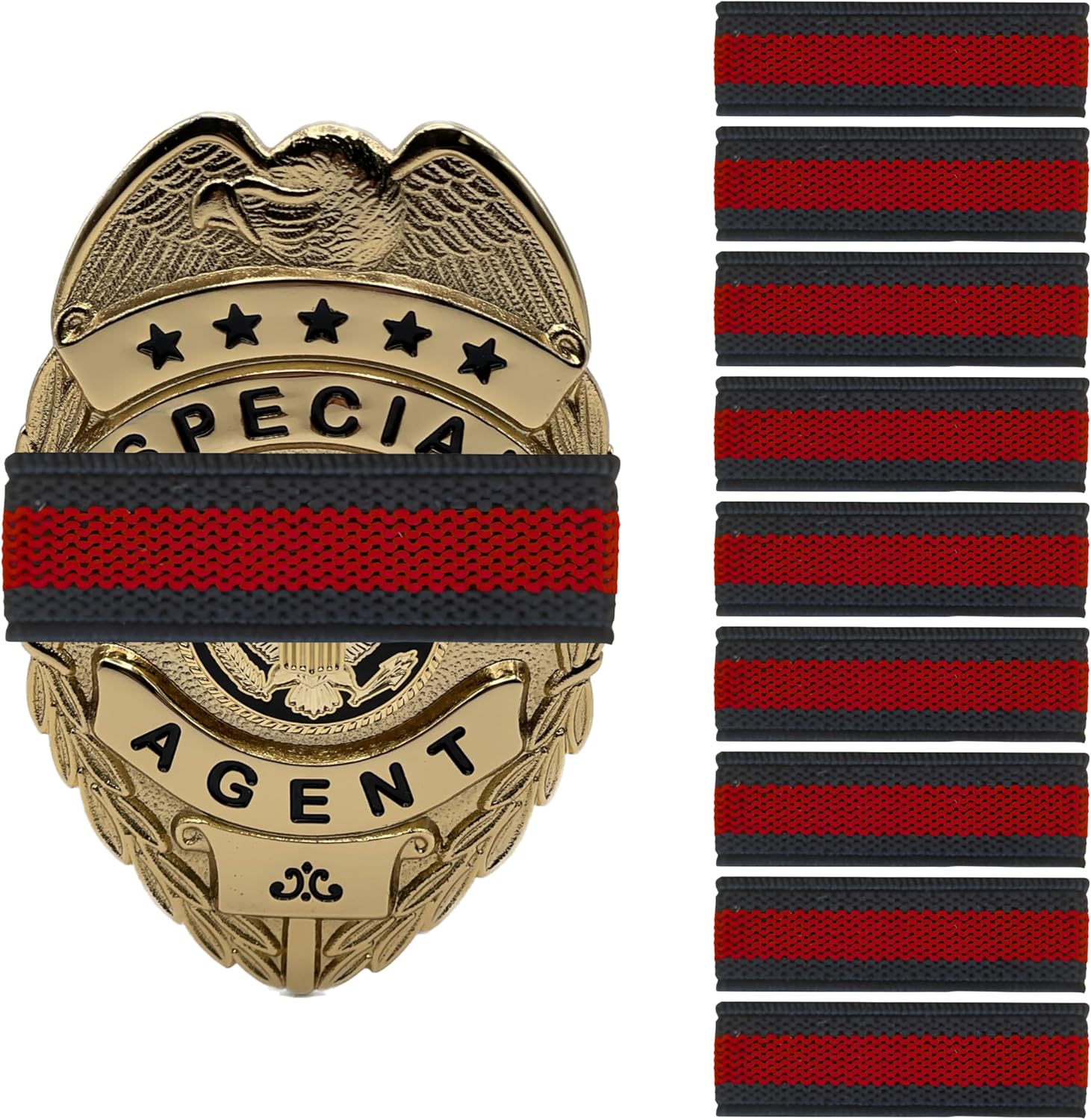 Amazon.com: CSS Mourning Bands (Thin Blue Line, Thin Red Line, Thin ...