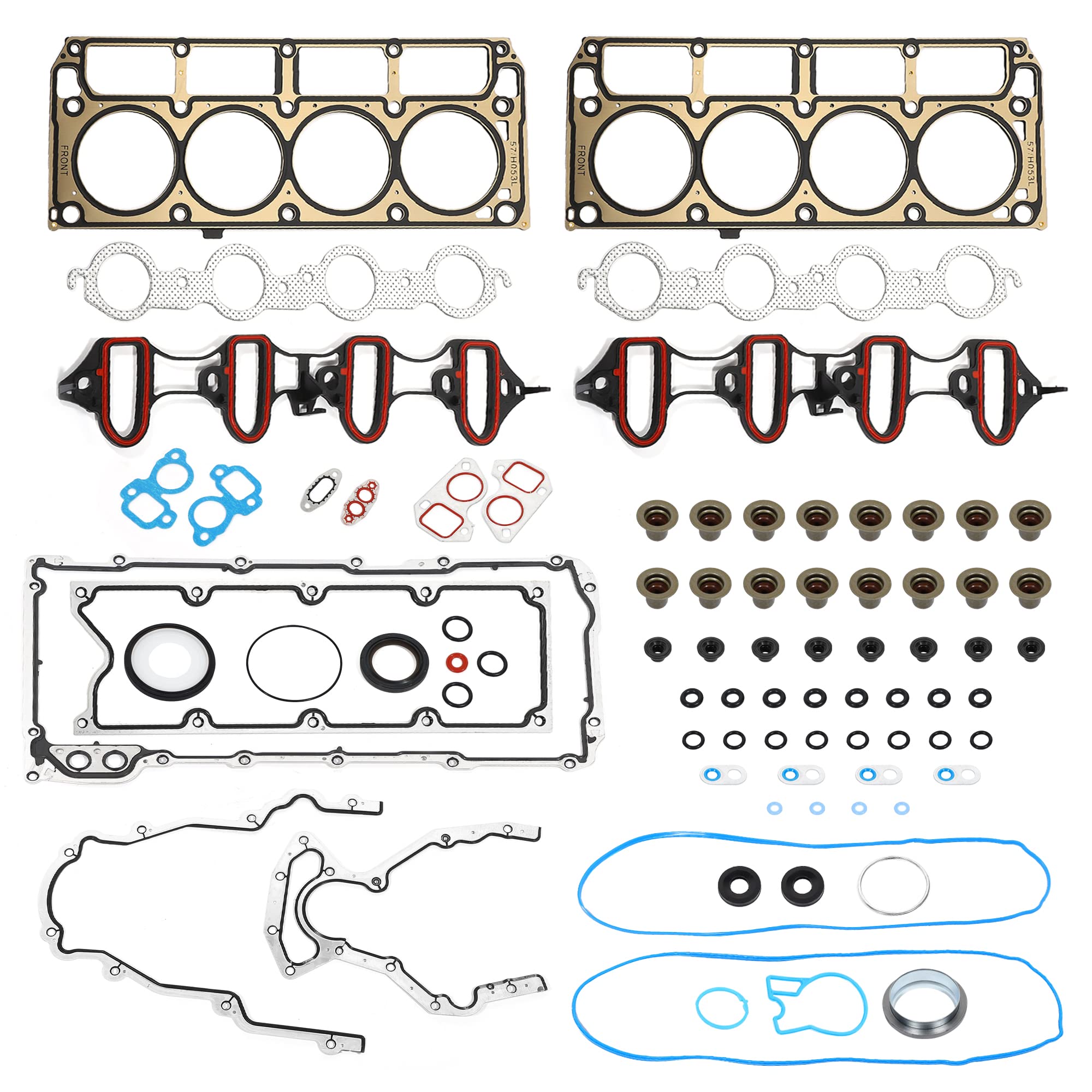 X AUTOHAUX Engine Cylinder Head Gasket Set CS9284 HS9292PT-1 for Chevy ...