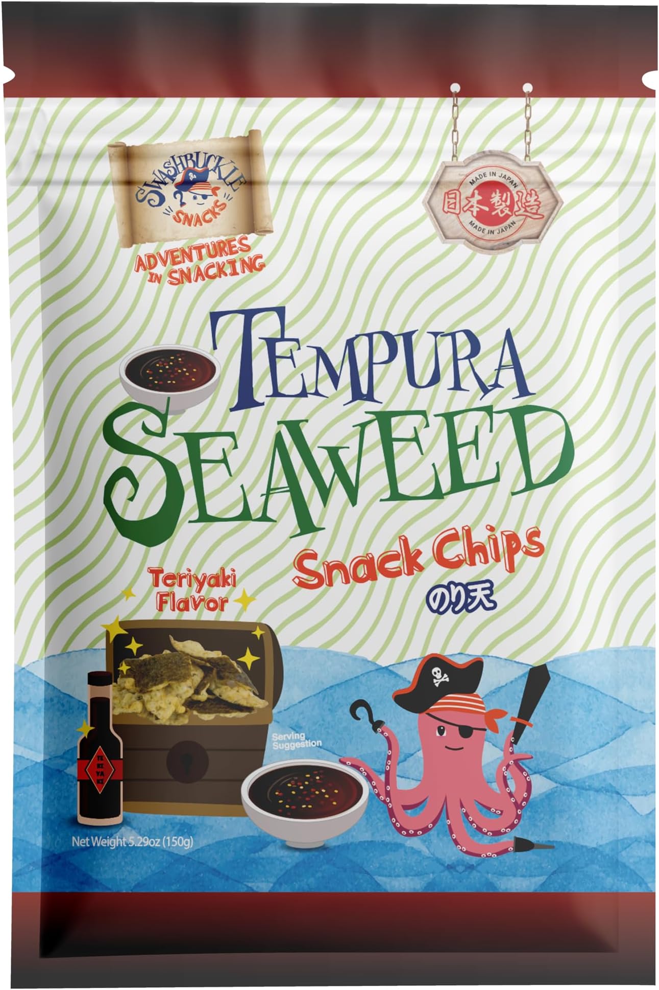 Amazon.com: Hi Termpura (Tempura Seaweed Original) - 1.41oz (Pack of 6 ...