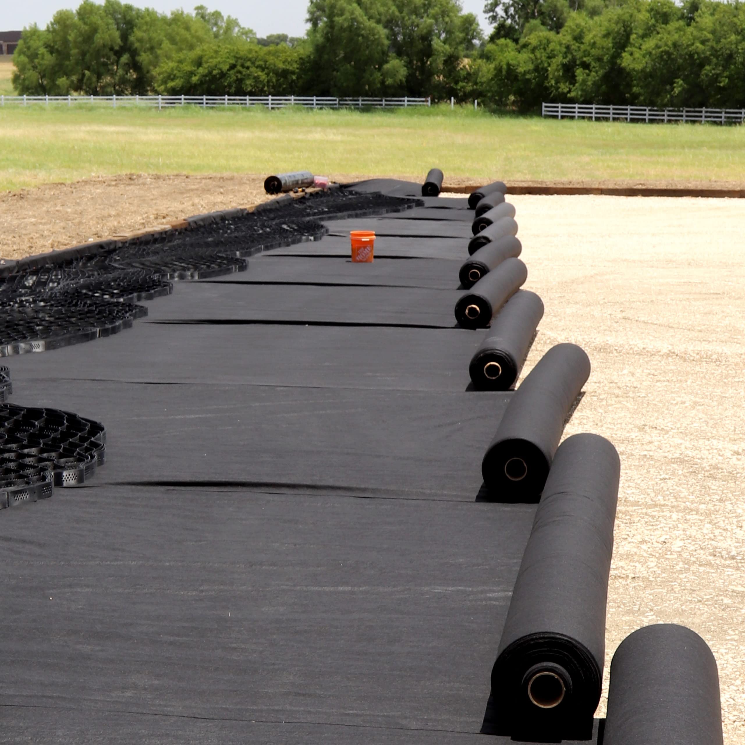 Gravel Underlayment Fabric Silva Services | A Simple Cut Down And Fill