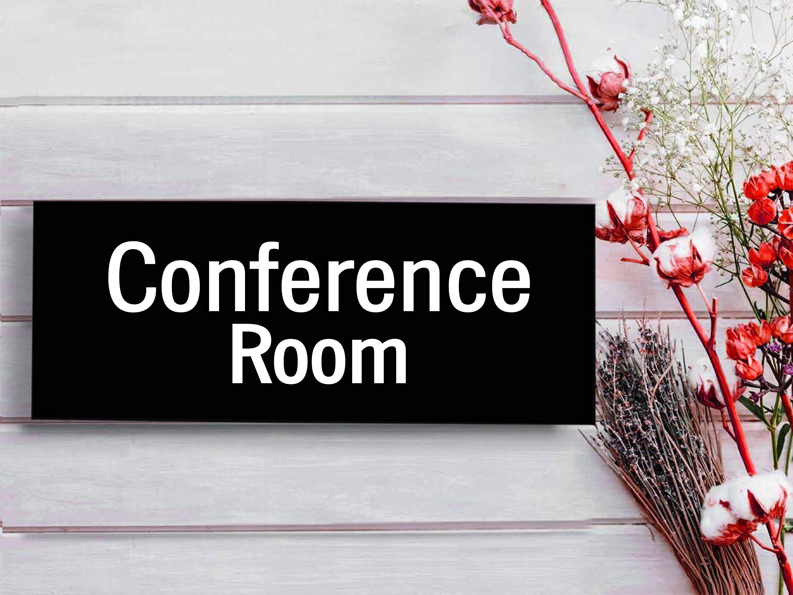 Buy SIGNOOGLE® Conference Room Acrylic Name Plate Display Office Sign ...