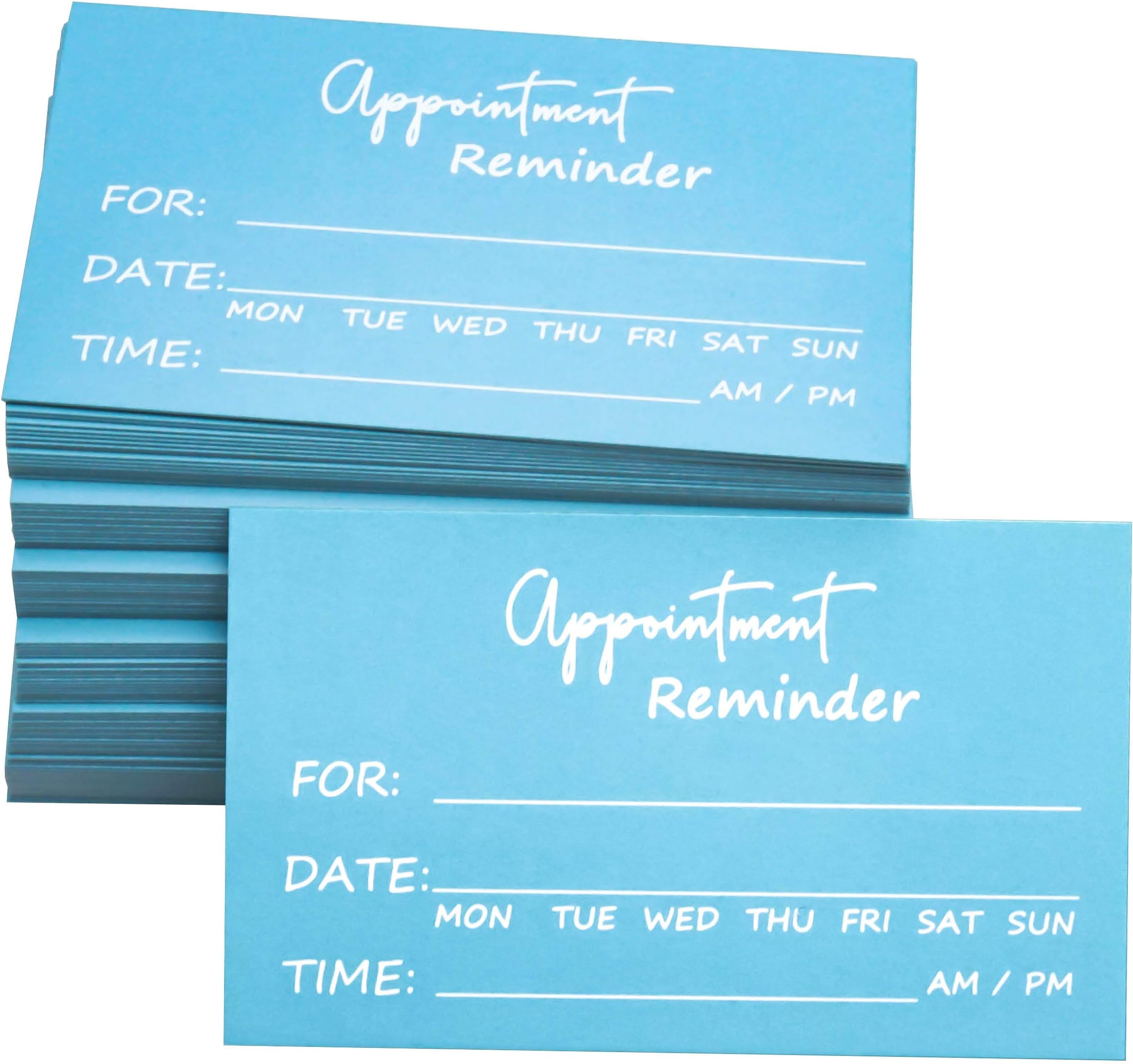 Amazon.com : 400 Pcs Appointment Cards Kraft Appointment Reminder Cards ...