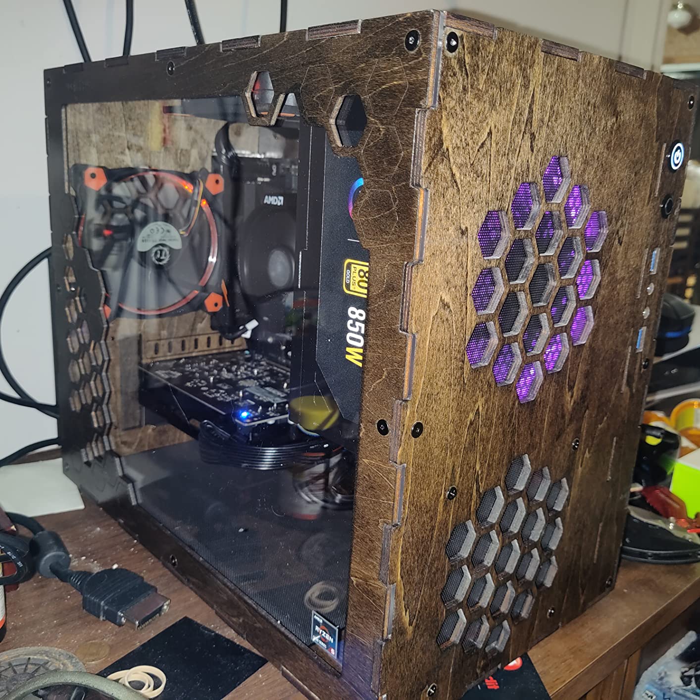 $12/mo - Finance CYBERWOOD PC Case for Mirco ATX, Mid Tower Computer ...