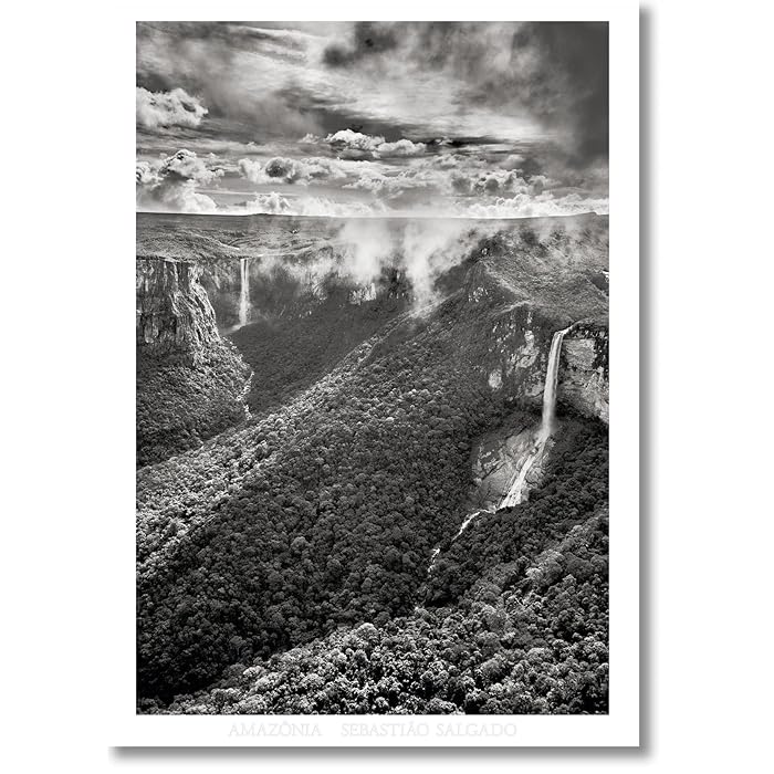 Buy Sebastião Salgado. Amazônia. Poster ‘Waterfalls’ Online at ...