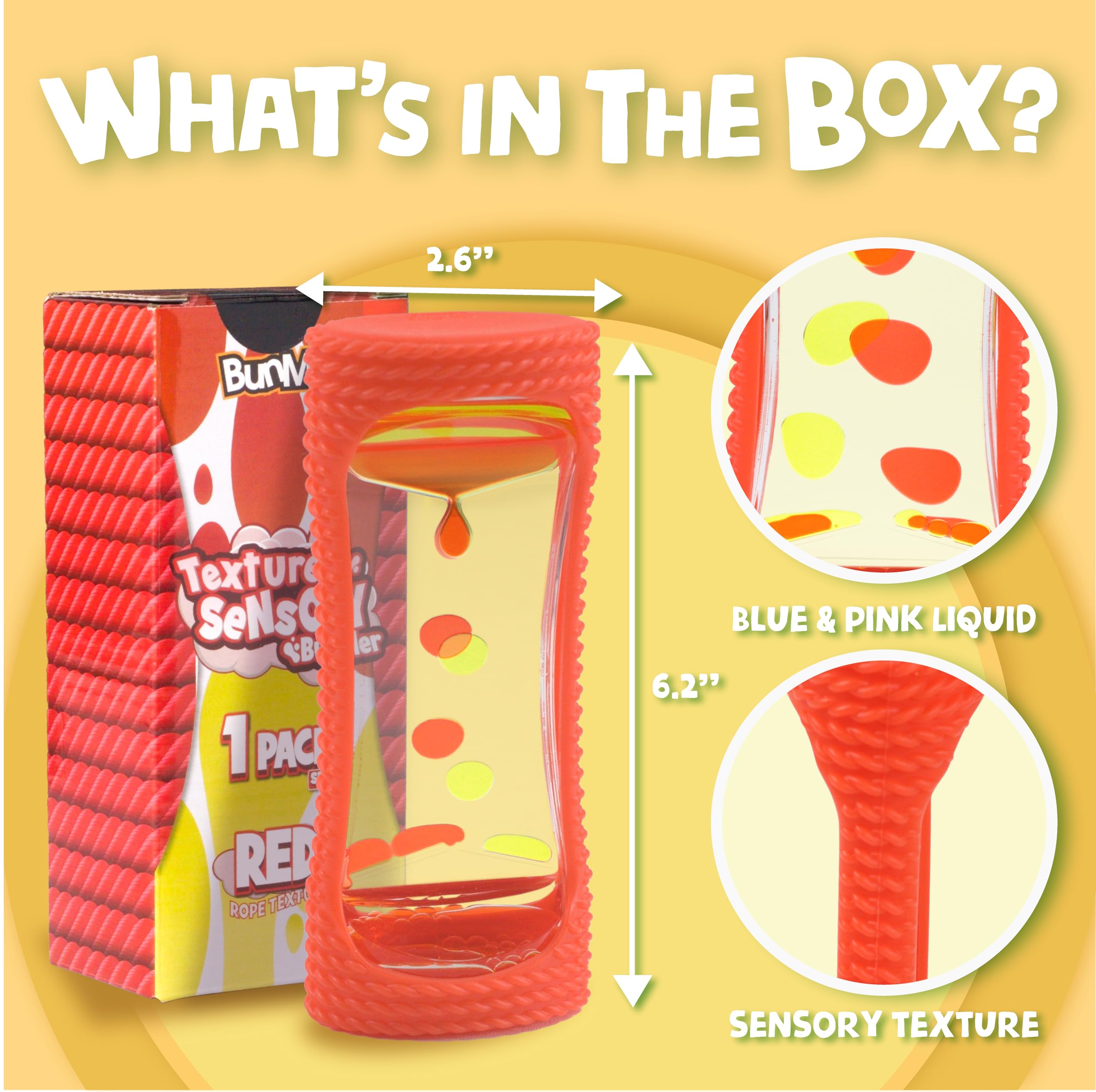 Snapklik.com : BunMo Red Liquid Motion Bubbler Liquid Timer Bubble Timer Liquid Motion Bubbler ...