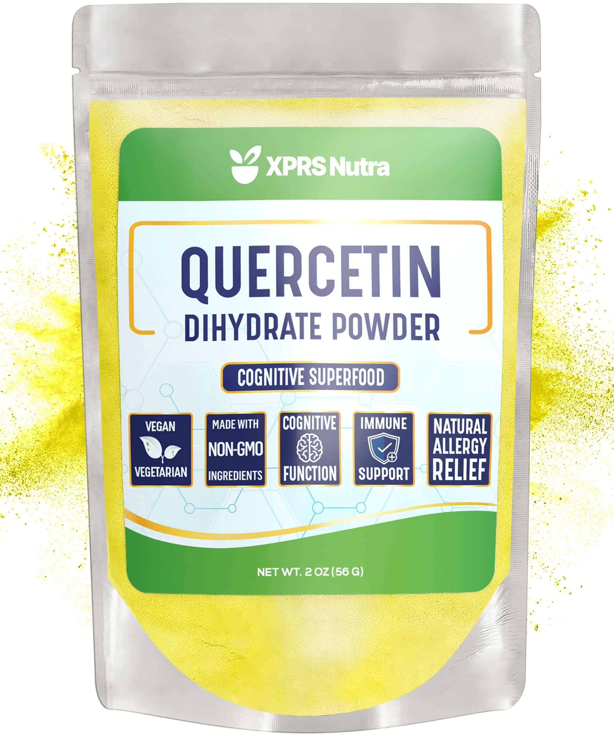 Buy XPRS Quercetin Powder - 56g of Pure Quercetin Dihydrate Super ...