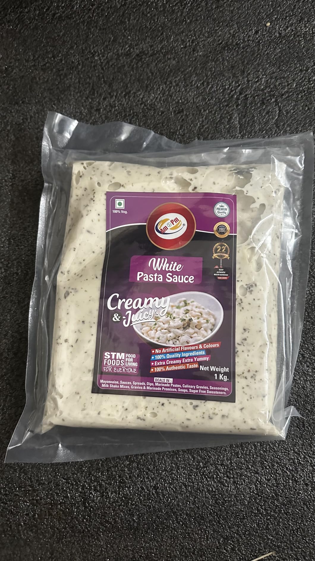 Am 2 Pm - White Pasta Sauce 1kg Creamy Sauce For Pasta Macoroni Noodles ...