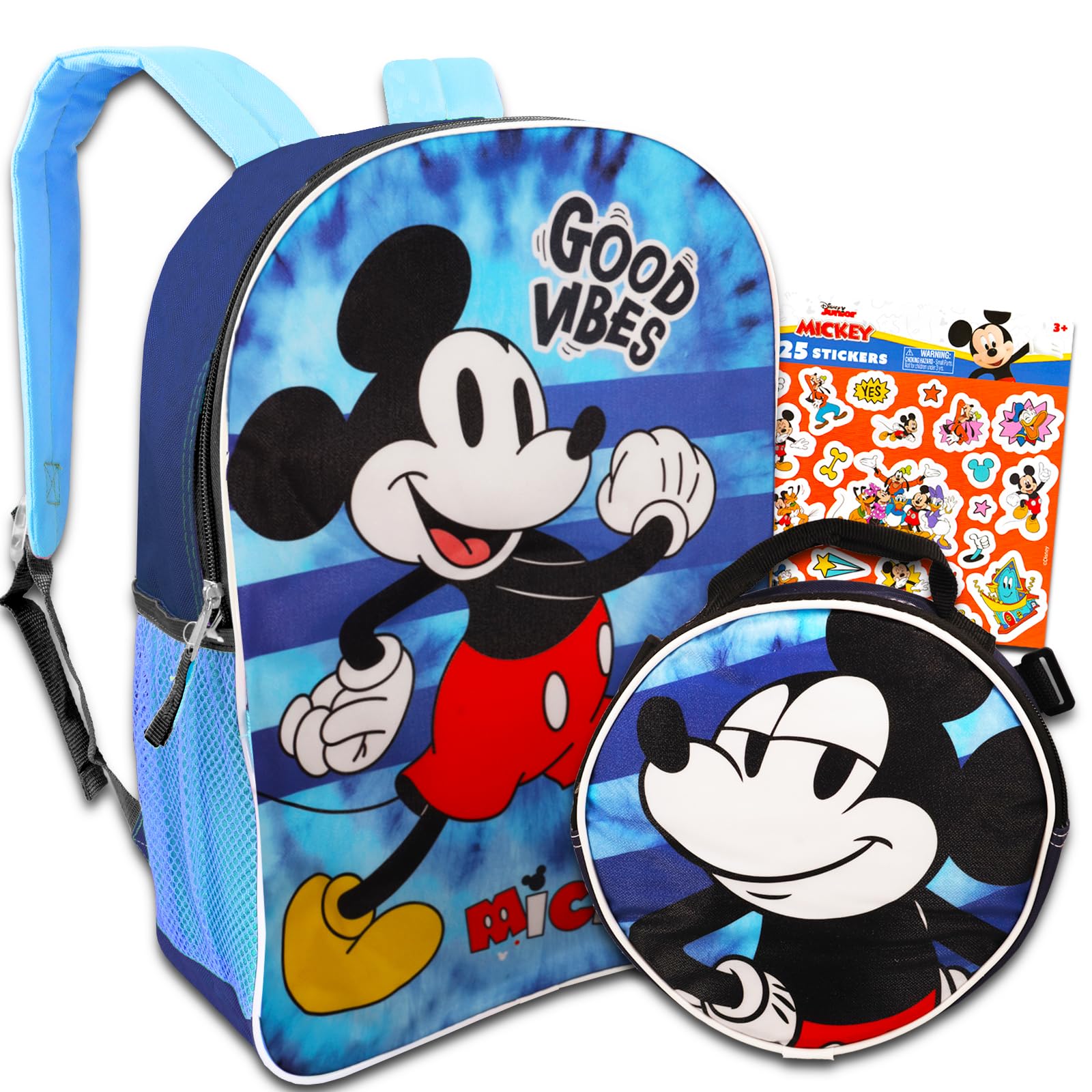 Amazon.com | Mickey Mouse Backpack School Supplies Bundle ~ Mickey ...