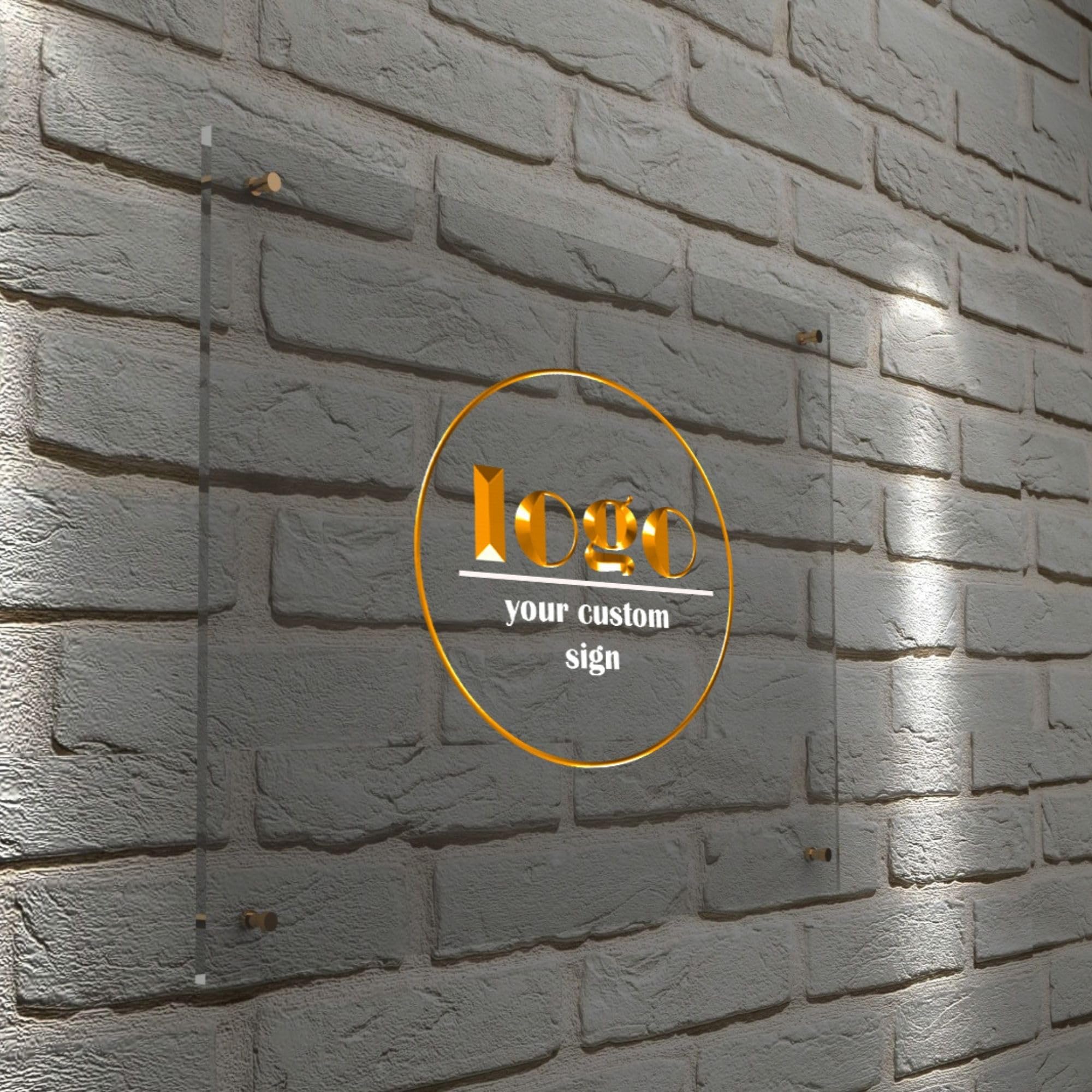 Amazon.com : Large Custom Business Logo Sign, Custom Sign, Personalized ...